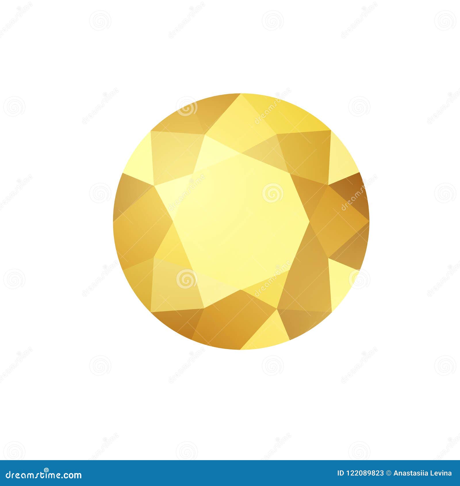 Cartoon gem icon stock vector. Illustration of bright - 122089823