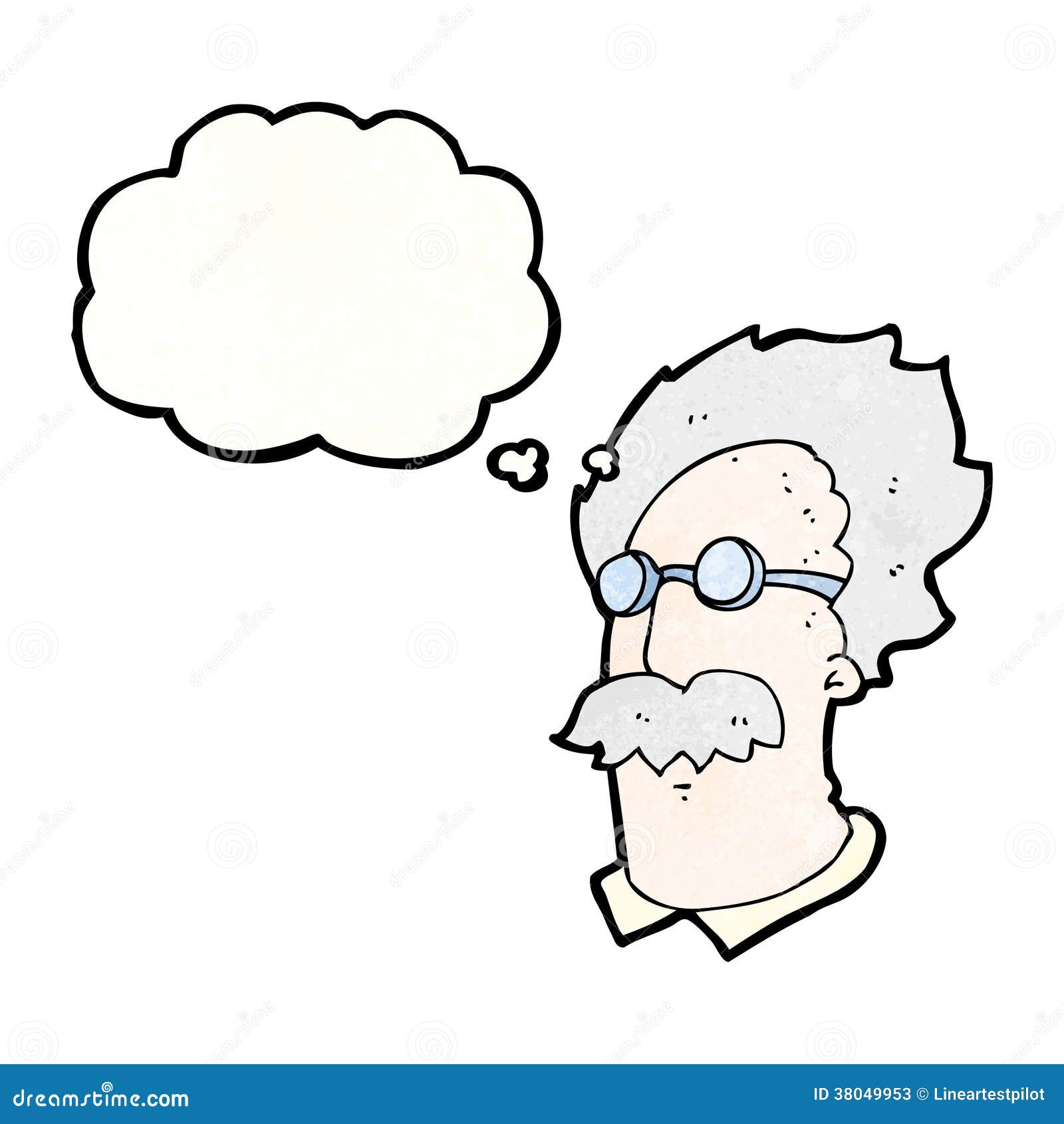 Cartoon genius scientist stock vector. Illustration of bubble - 38049953