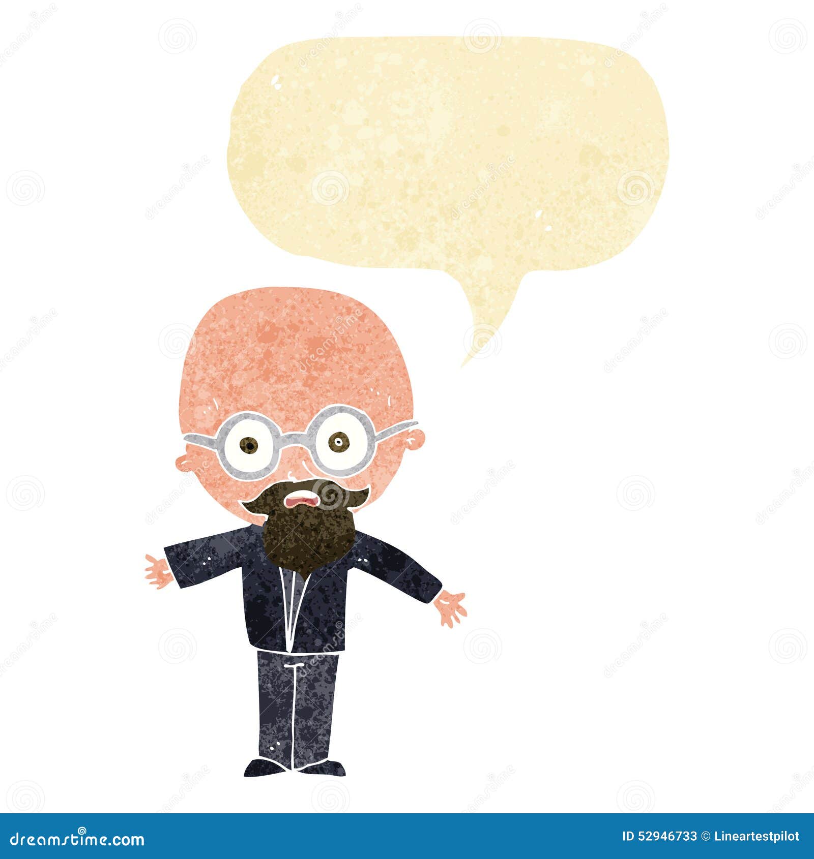 Genius Scientist Vector Character Set. Old Inventor Or Professor ...