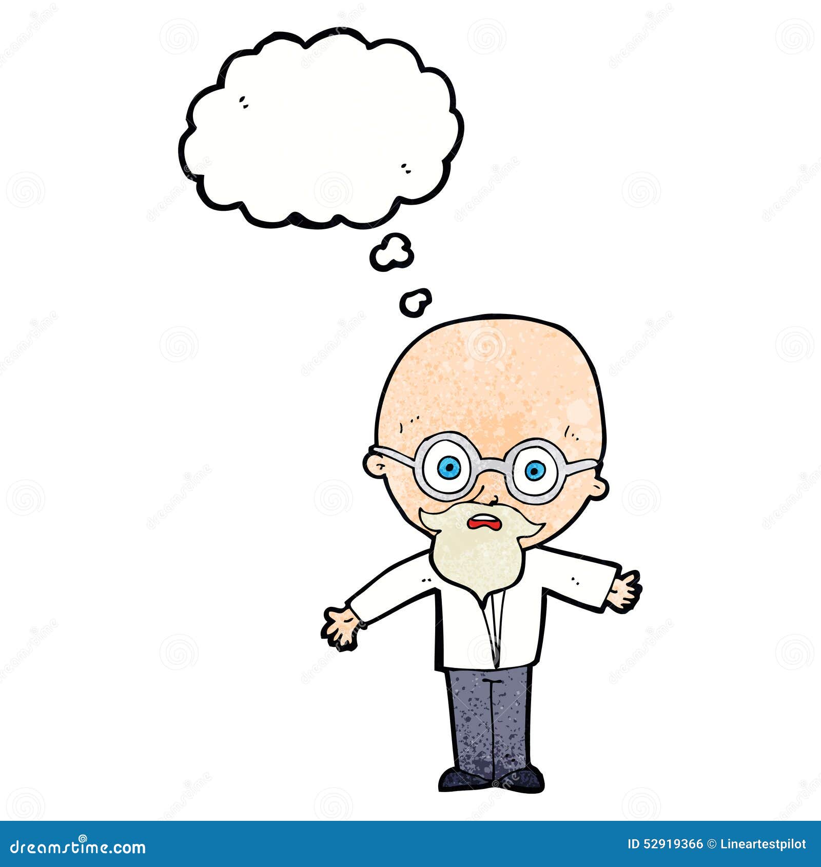 Genius Scientist Vector Character Set. Old Inventor Or Professor ...