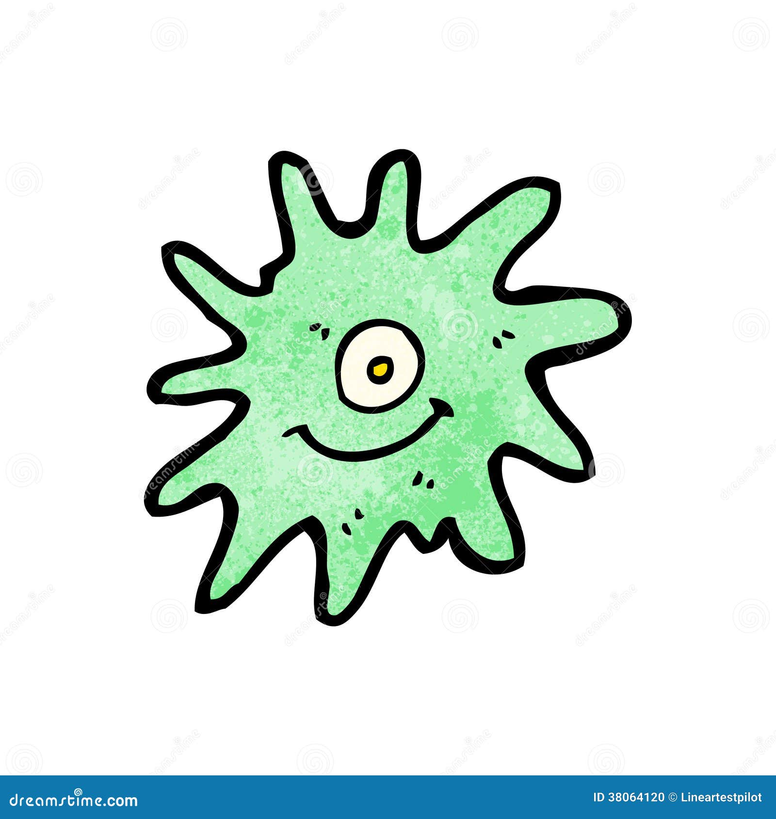 Cartoon Germ Vector Illustration | CartoonDealer.com #38064120