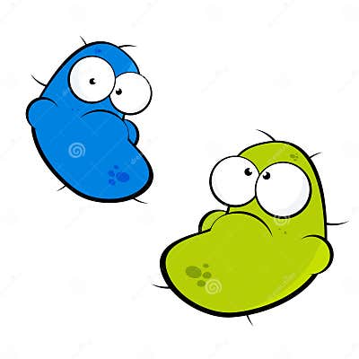Cartoon germ characters stock vector. Illustration of cartoon - 10911531