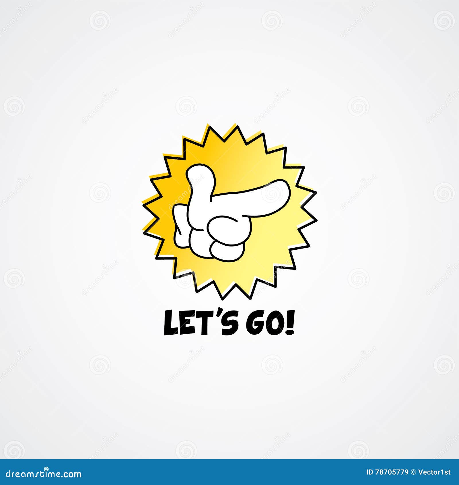 Cartoon gesture hand sign stock vector. Illustration of palm - 78705779