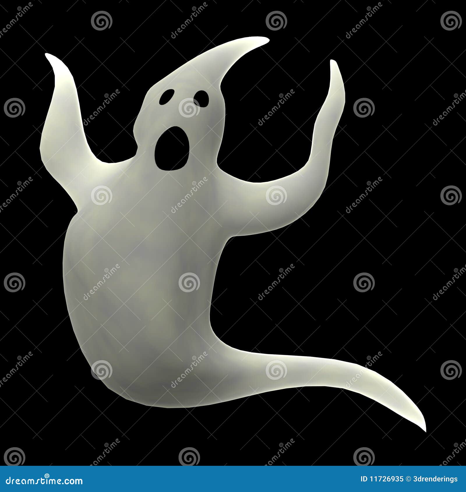 Cartoon ghost stock illustration. Illustration of halloween - 11726935