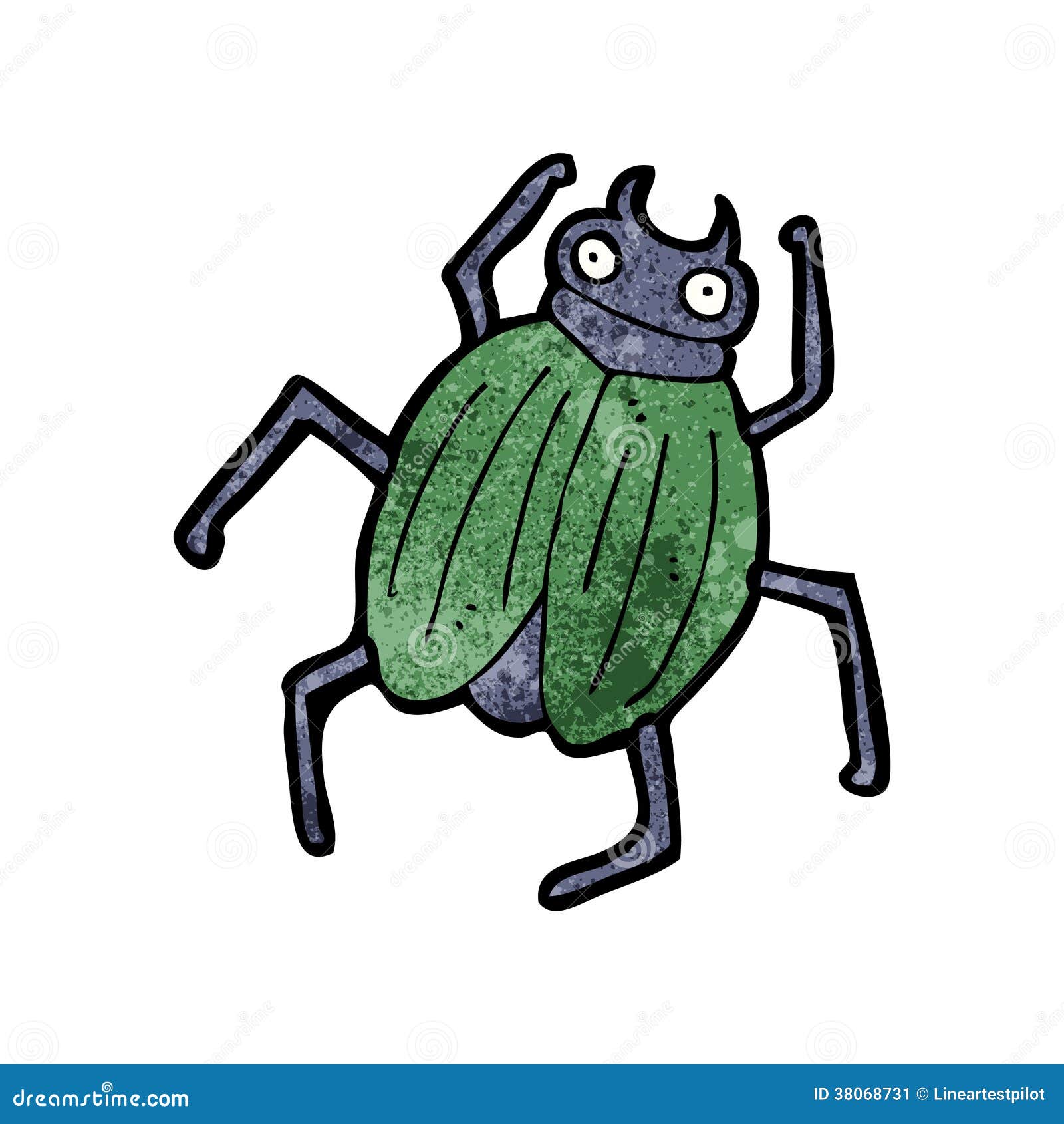 Cartoon giant bug stock vector. Illustration of funny - 38068731