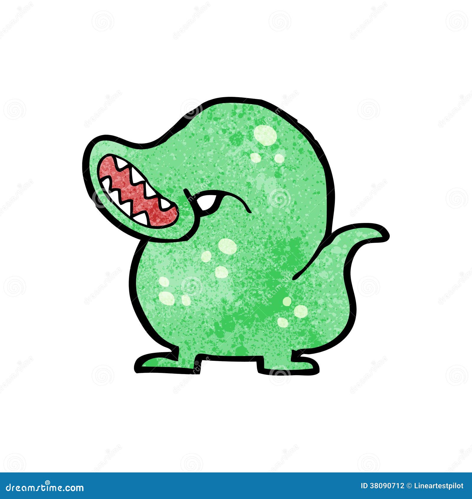 Cartoon giant leech stock vector. Illustration of drawing - 38090712