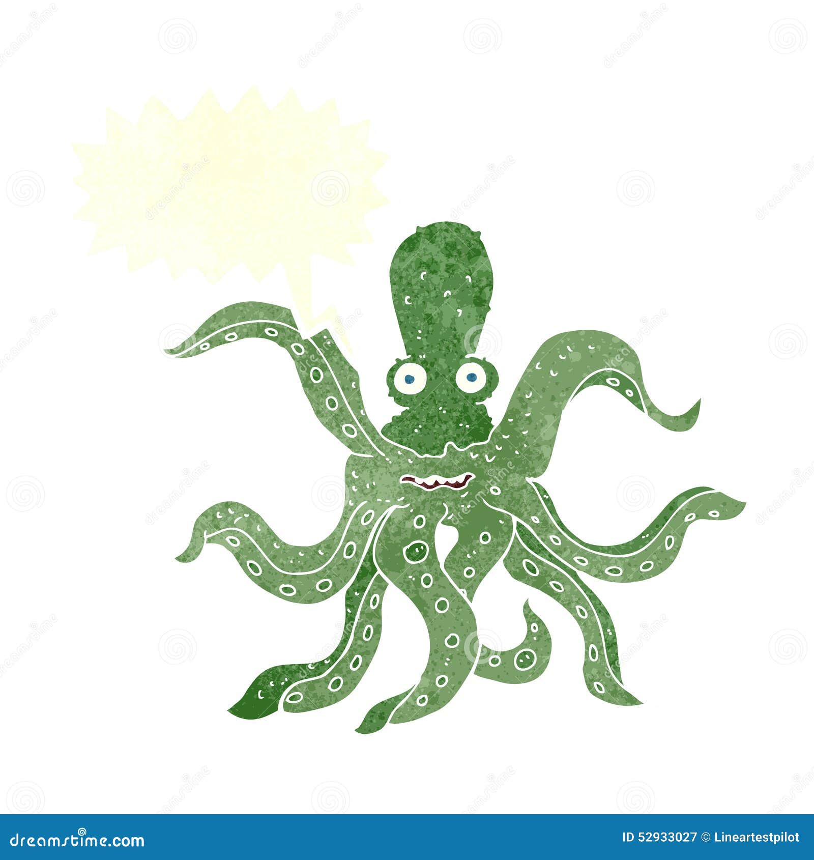 Cartoon Giant Octopus | CartoonDealer.com #37015565