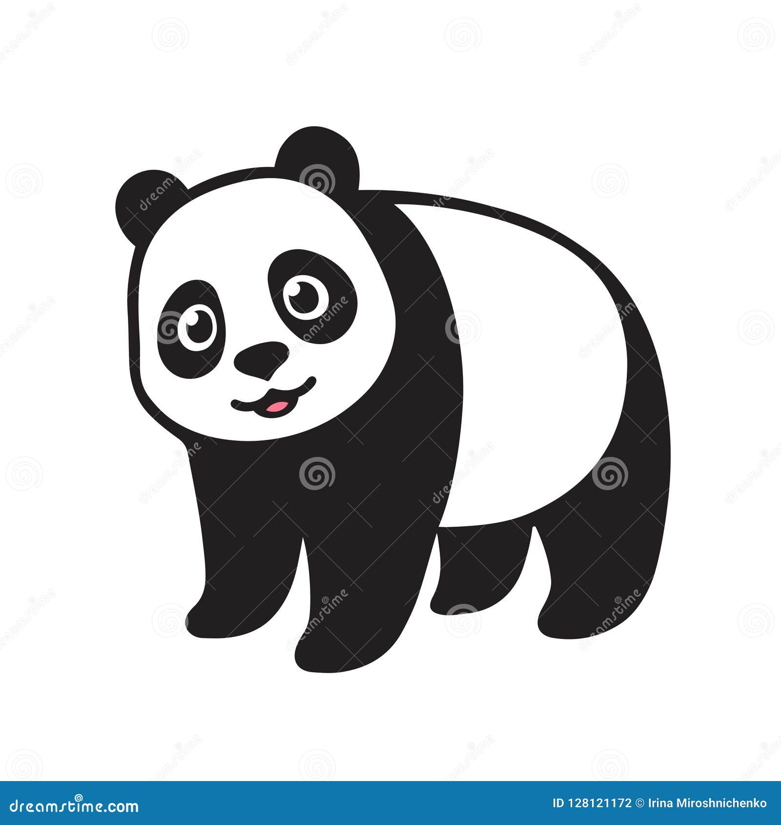 Cartoon Giant panda stock vector. Illustration of looking - 128121172 Cartoon Giant panda stock vector. Illustration of looking - 128121172