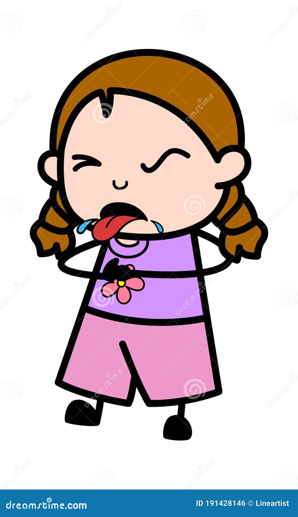 Cartoon Choking Stock Illustrations – 132 Cartoon Choking Stock ...