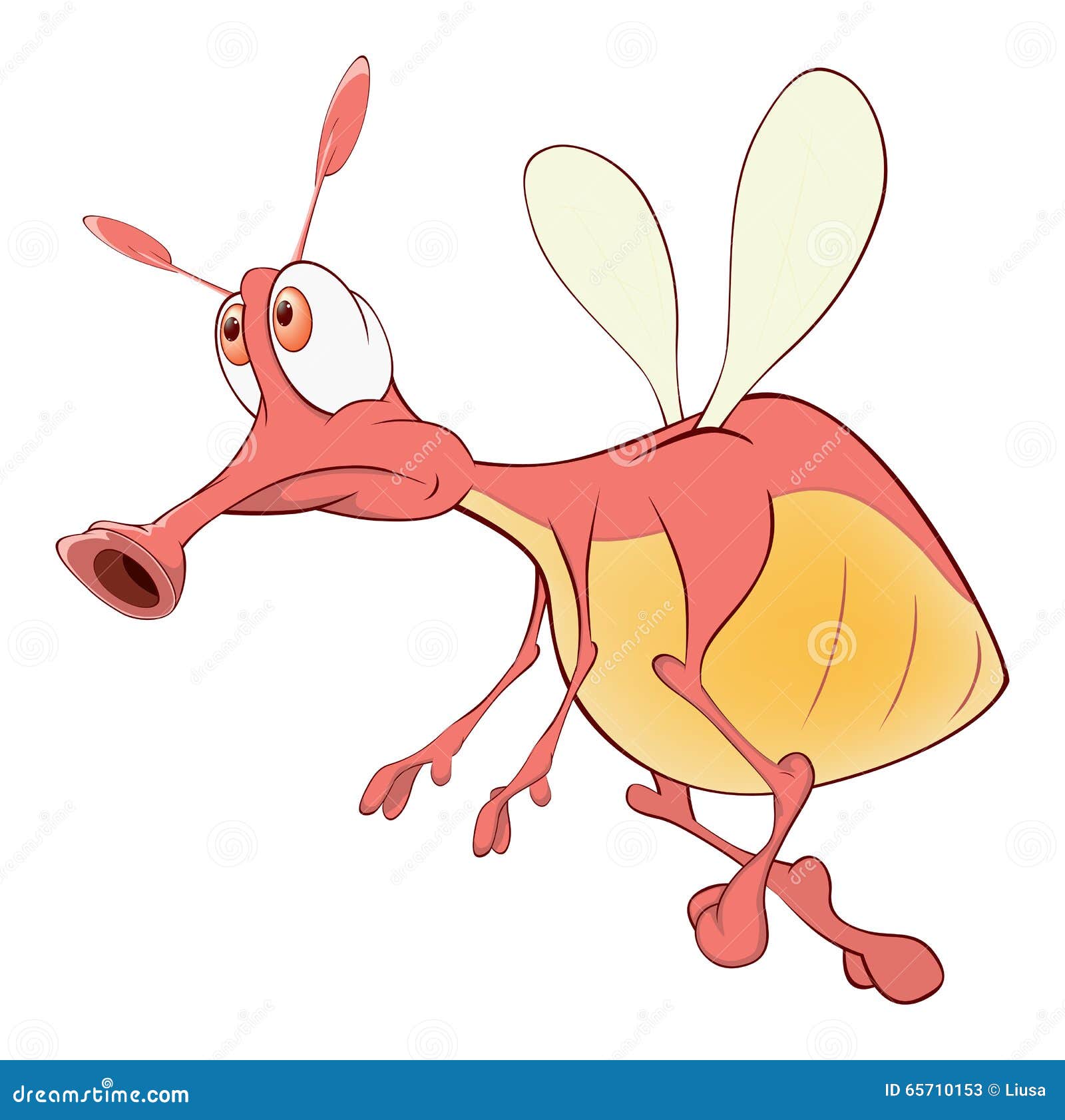 Cartoon glowworm stock vector. Illustration of animated - 65710153