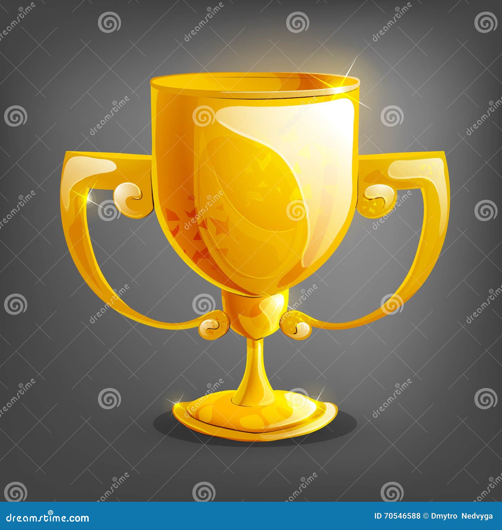 Cartoon Gold, Silver And Bronze Medals, Isolated Vector. Cartoon Medals ...