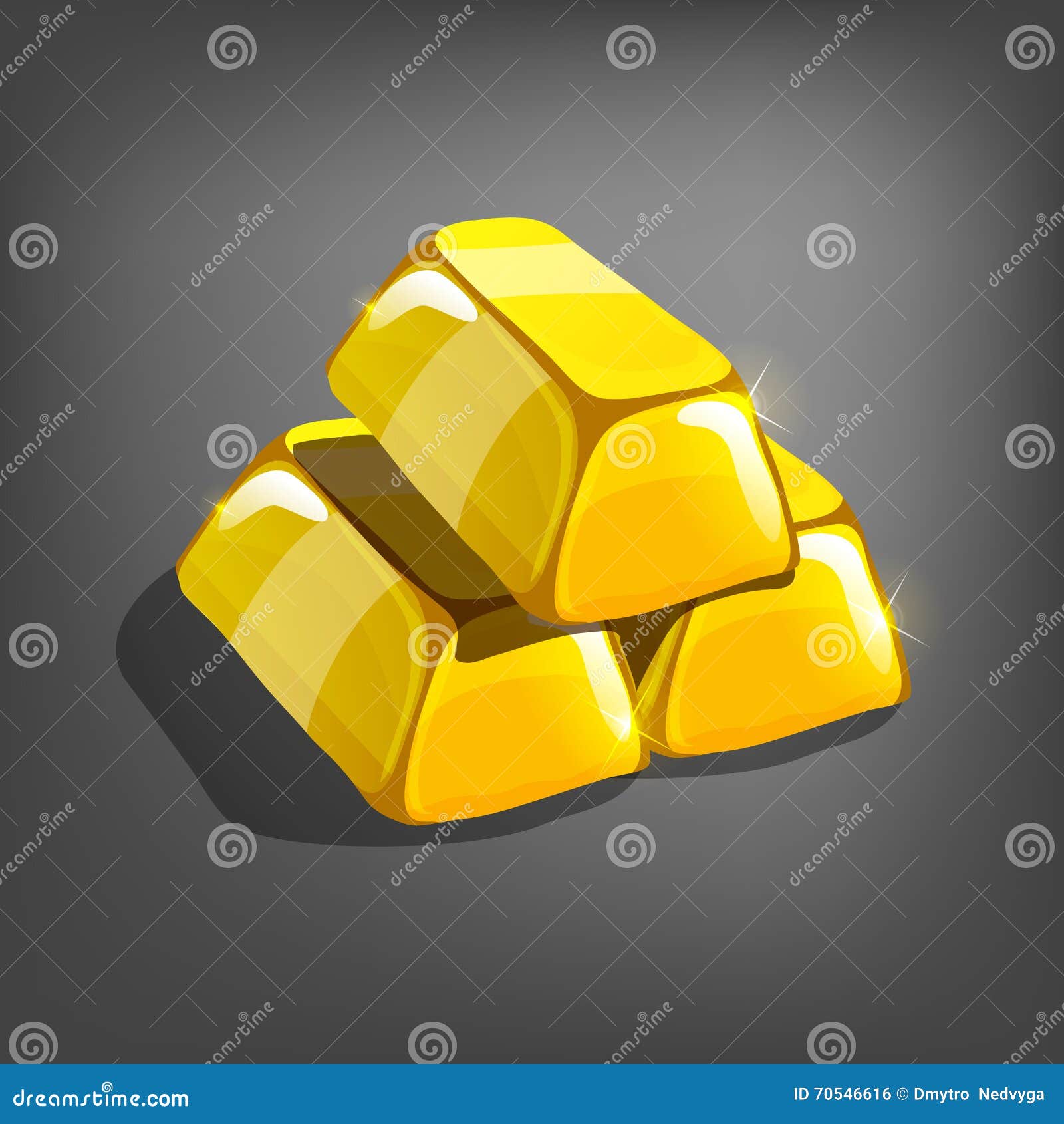 Cartoon Golden Police Badge Vector Illustration | CartoonDealer.com ...