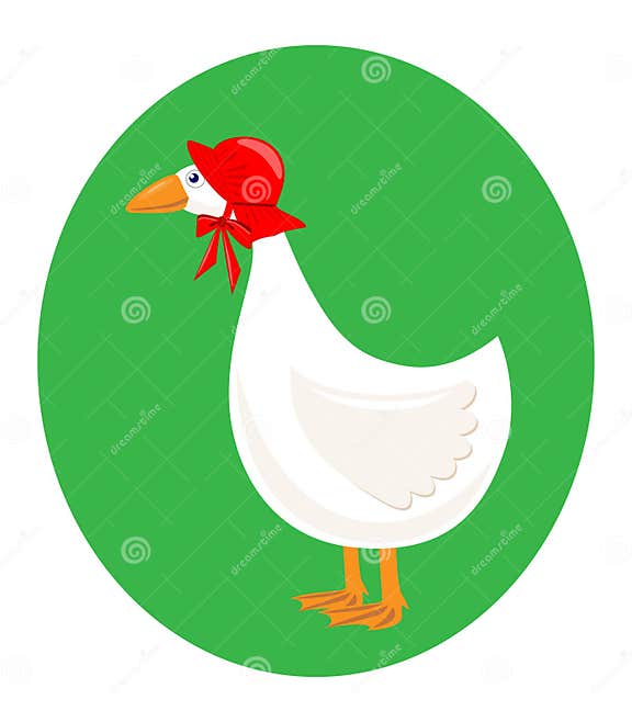 Cartoon Goose stock vector. Illustration of design, goosey - 8633157