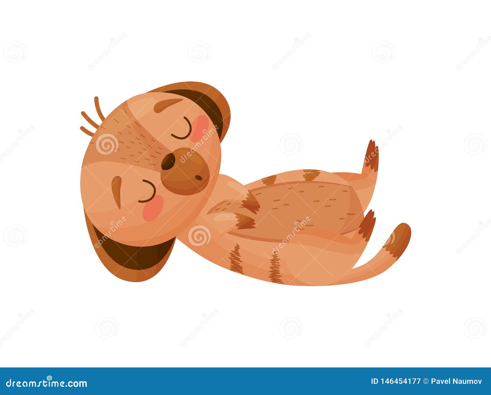 Cartoon Gopher Animal Character Vector Illustration | CartoonDealer.com ...