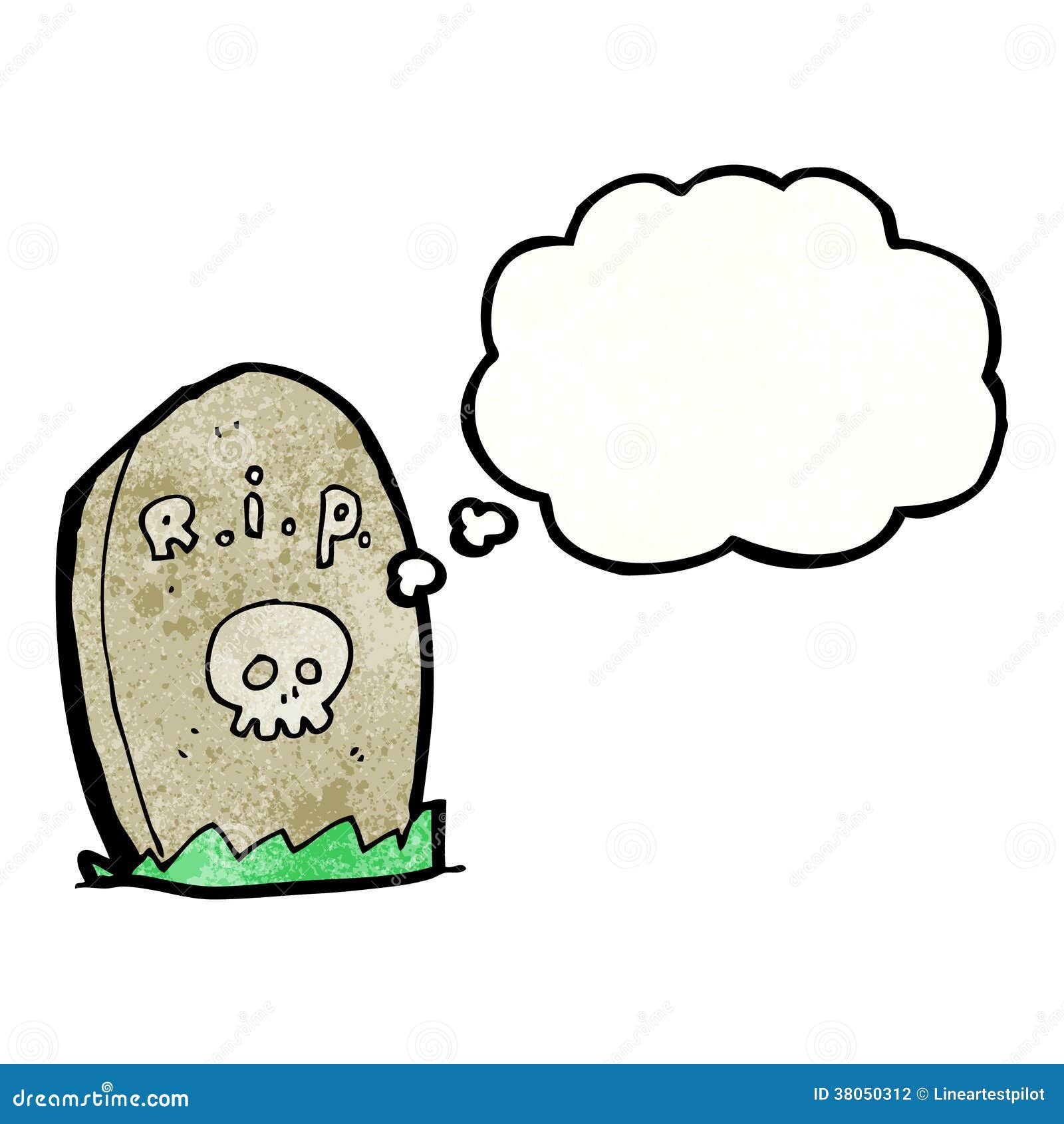 Cartoon gravestone stock vector. Illustration of doodle - 38050312