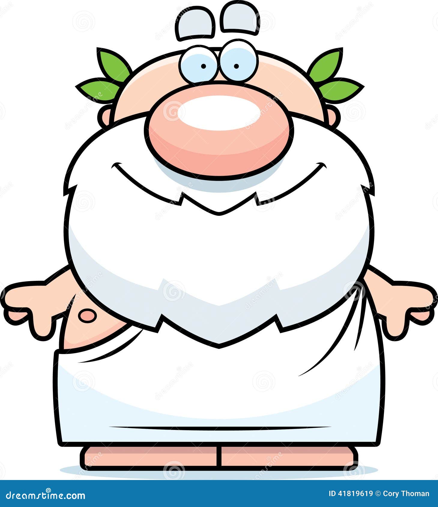 Cartoon Greek Philosopher stock vector. Illustration of greek - 41819619