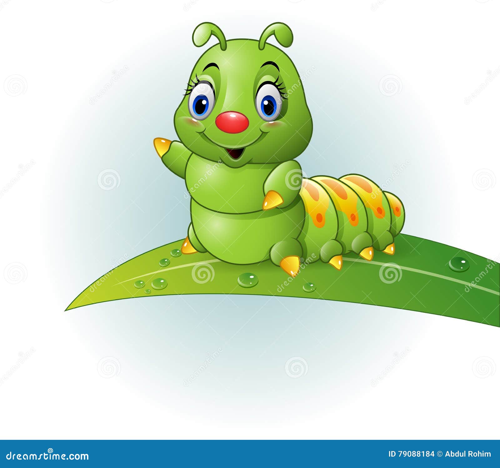 Green Caterpillar Insect Cute Caterpillar Cute Insect Stock Photography ...
