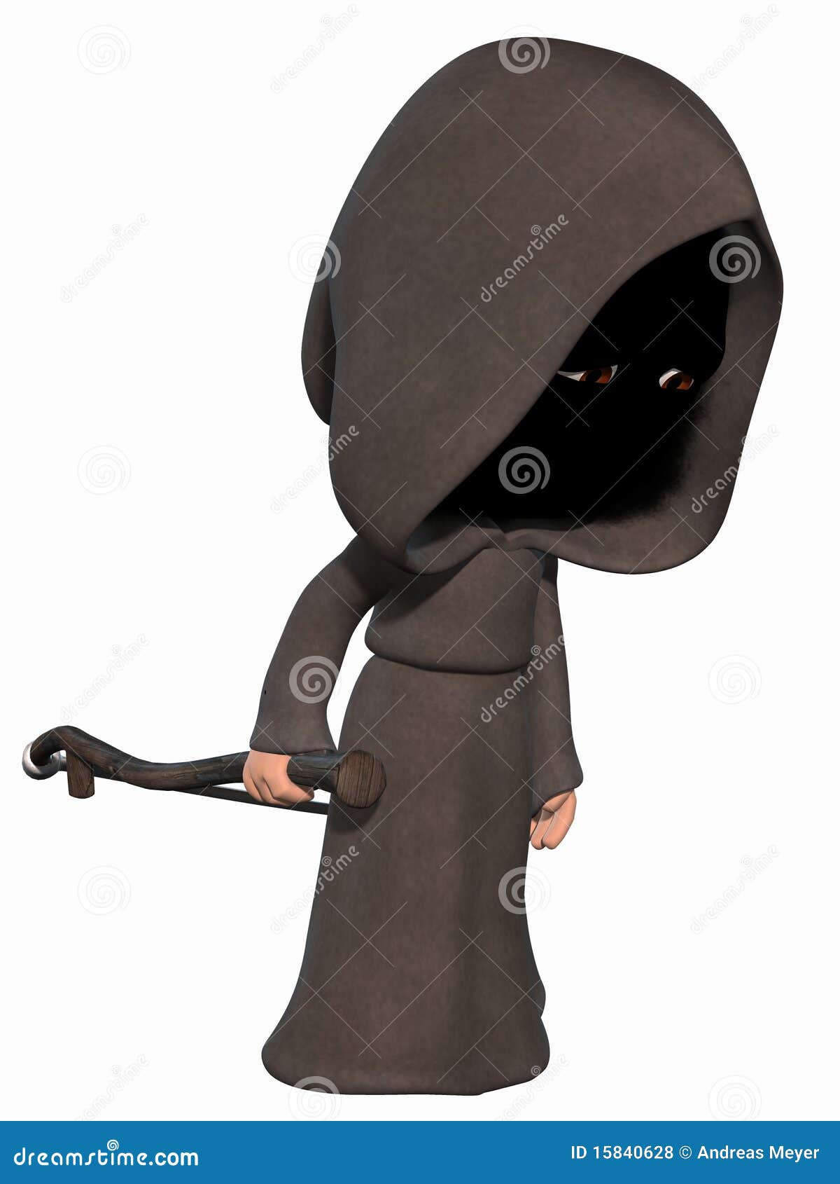 Cartoon Grim Reaper stock illustration. Illustration of dangerous ...