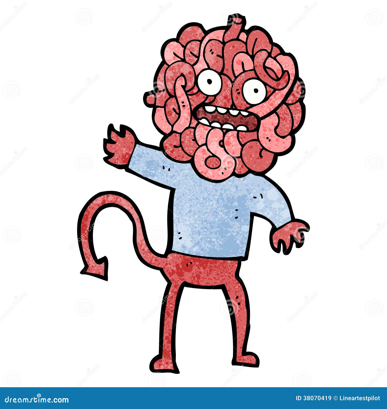 Cartoon gross monster stock vector. Illustration of gross - 38070419