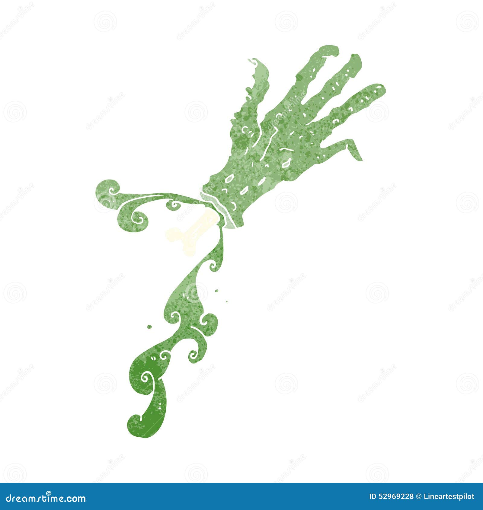 Gross Zombie Hand Comic Cartoon Royalty-Free Stock Photography ...