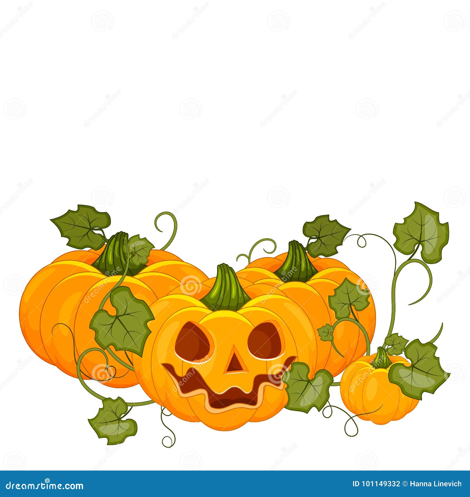 Cartoon Pumpkin Patch