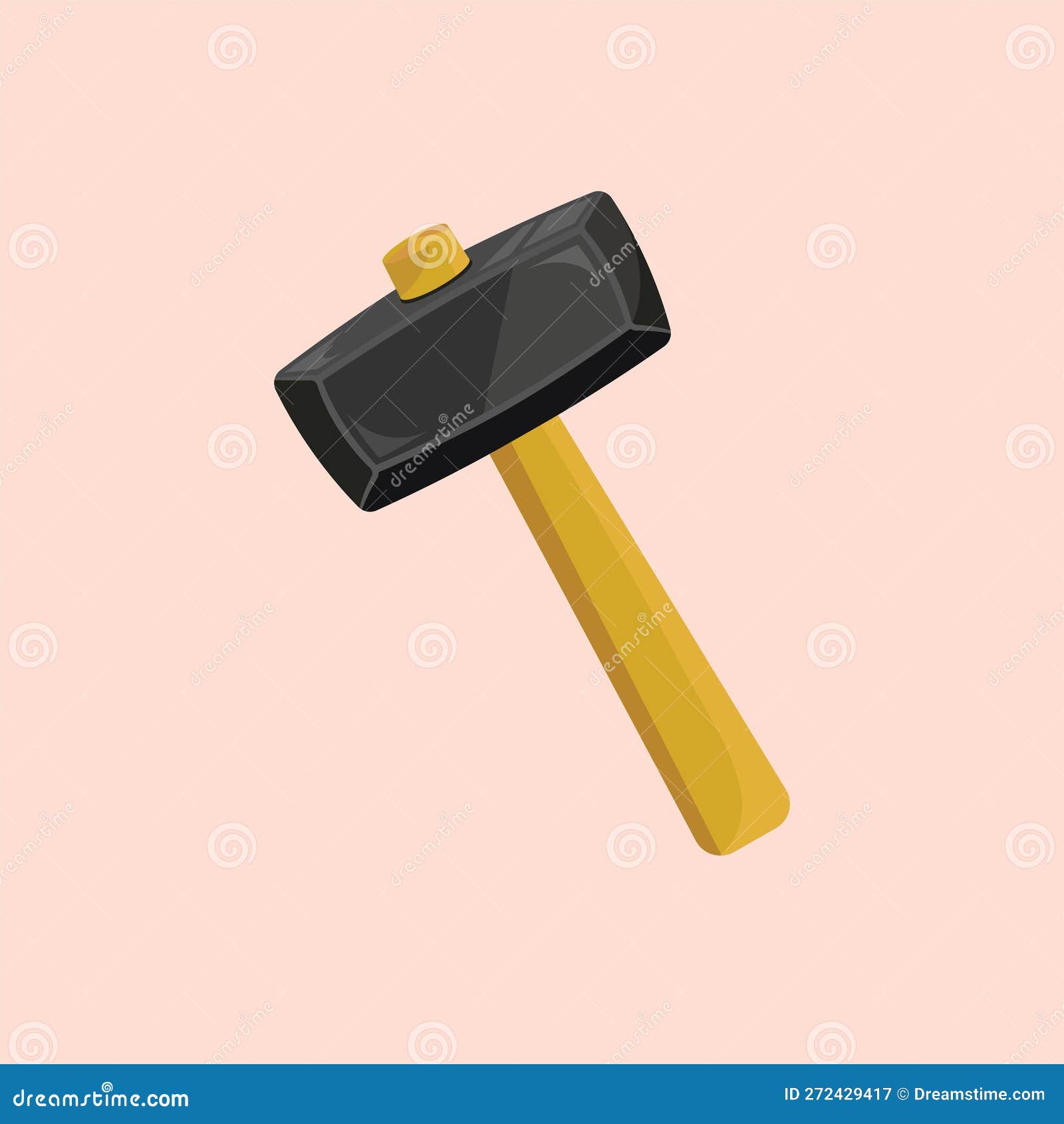 Cartoon Hammer Vector Element Design Template Stock Vector ...