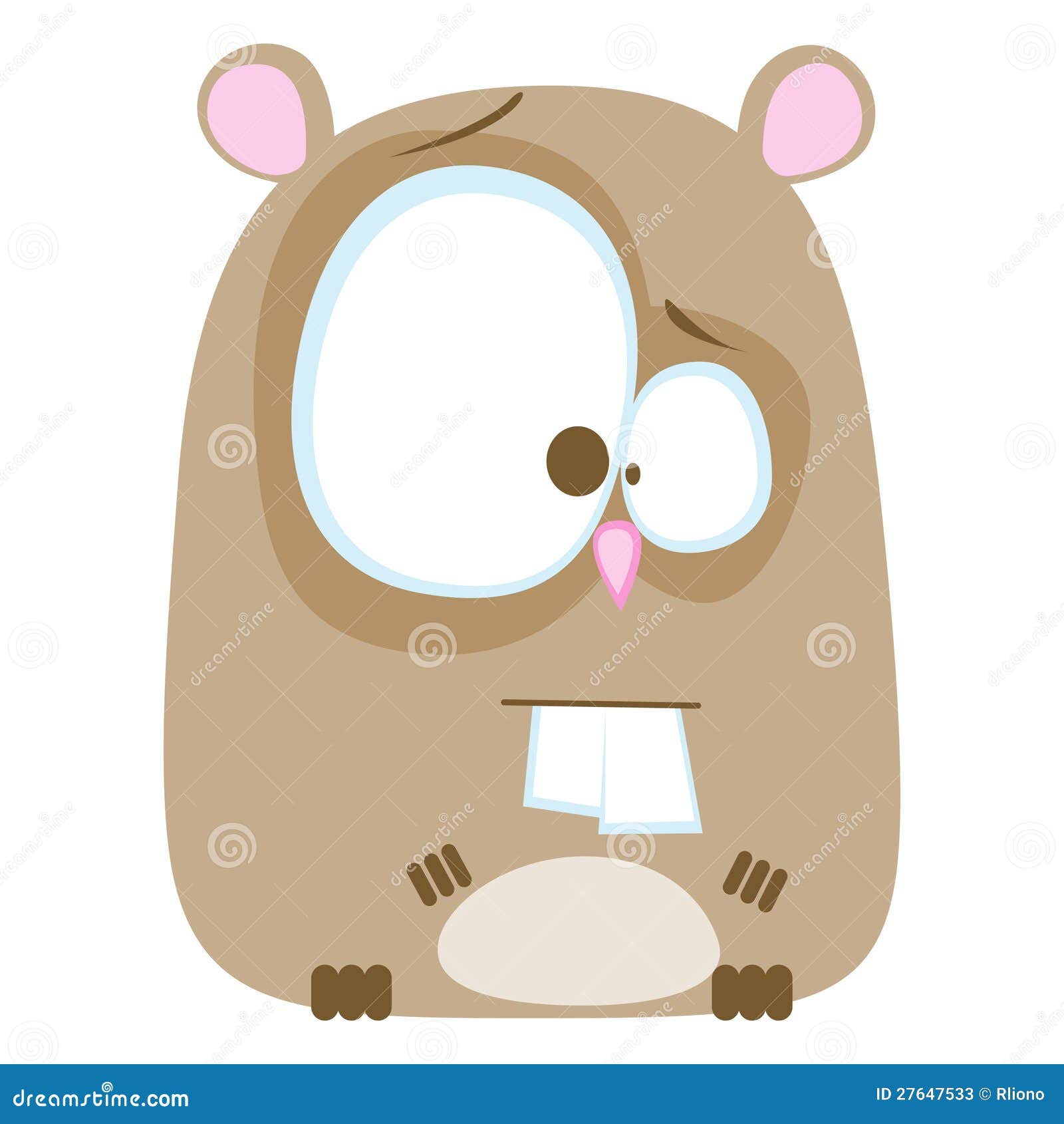 Cartoon Hamster. Color By Number Educational Game For Kids. Vector ...