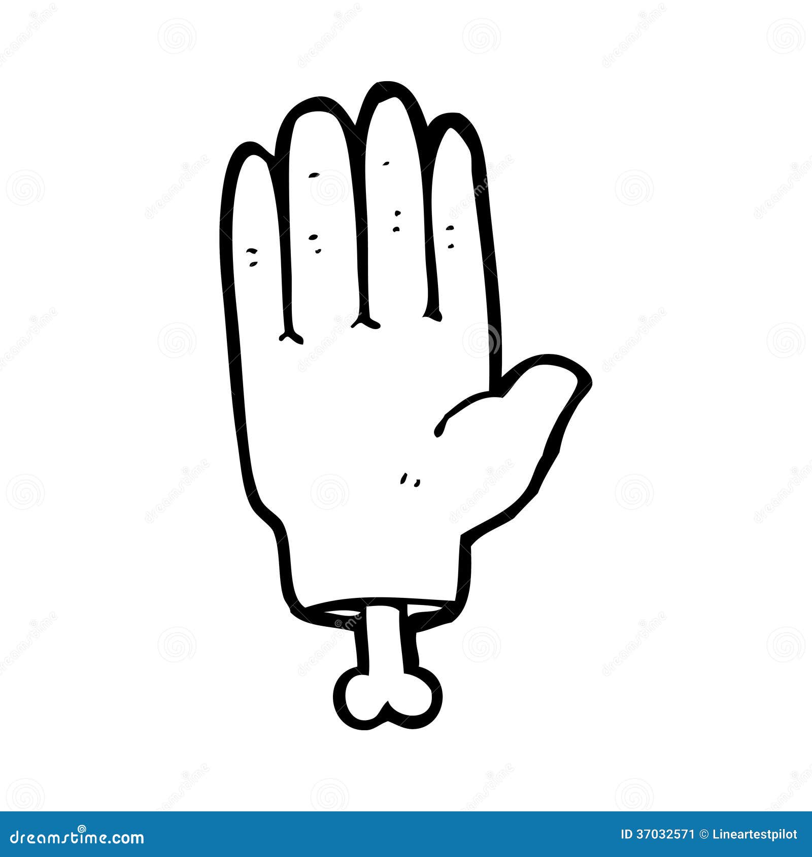 Cartoon hand stock illustration. Illustration of design - 37032571