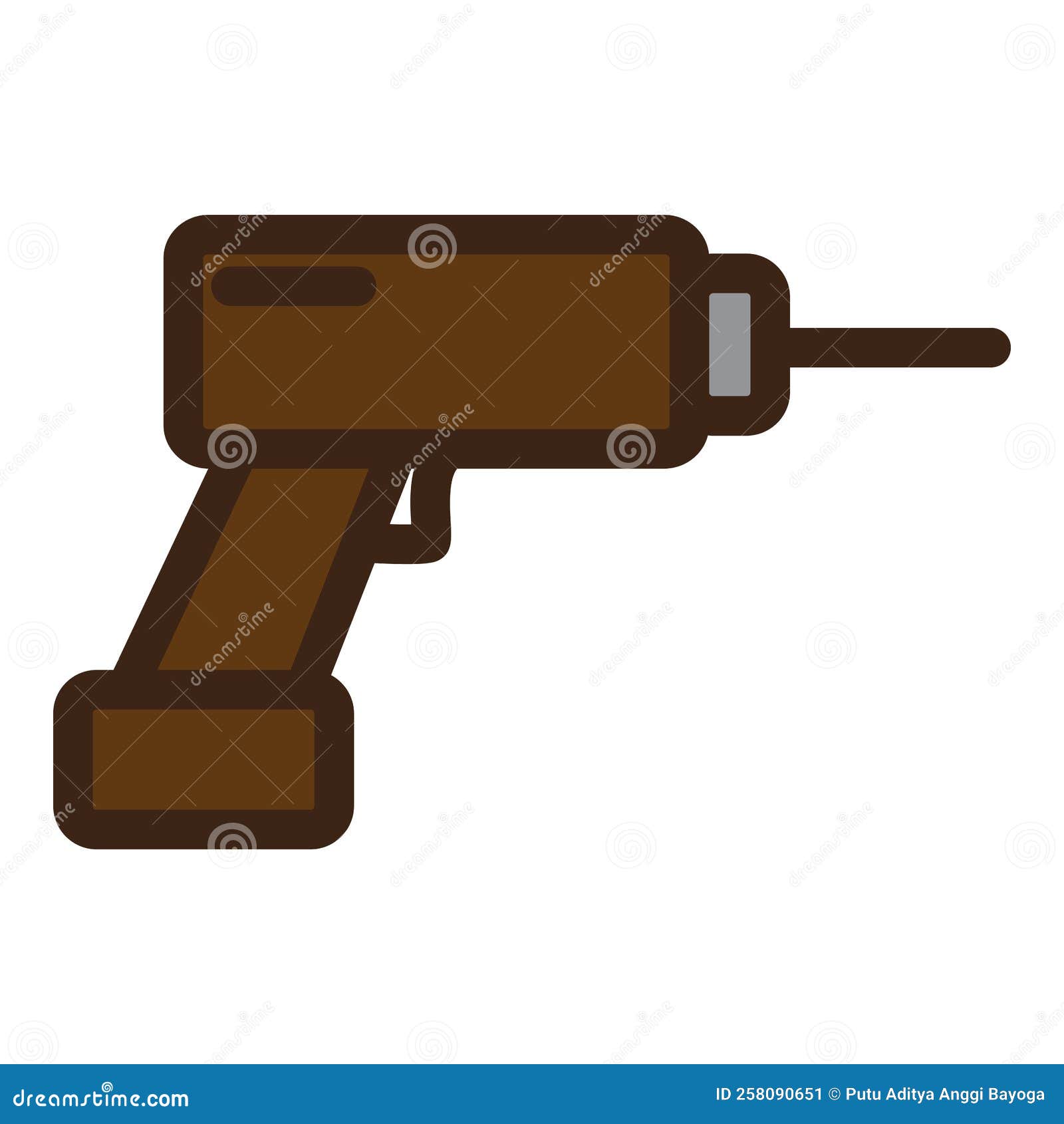 Cartoon hand boor vector illustratie. Illustration of ontwerp - 258090651