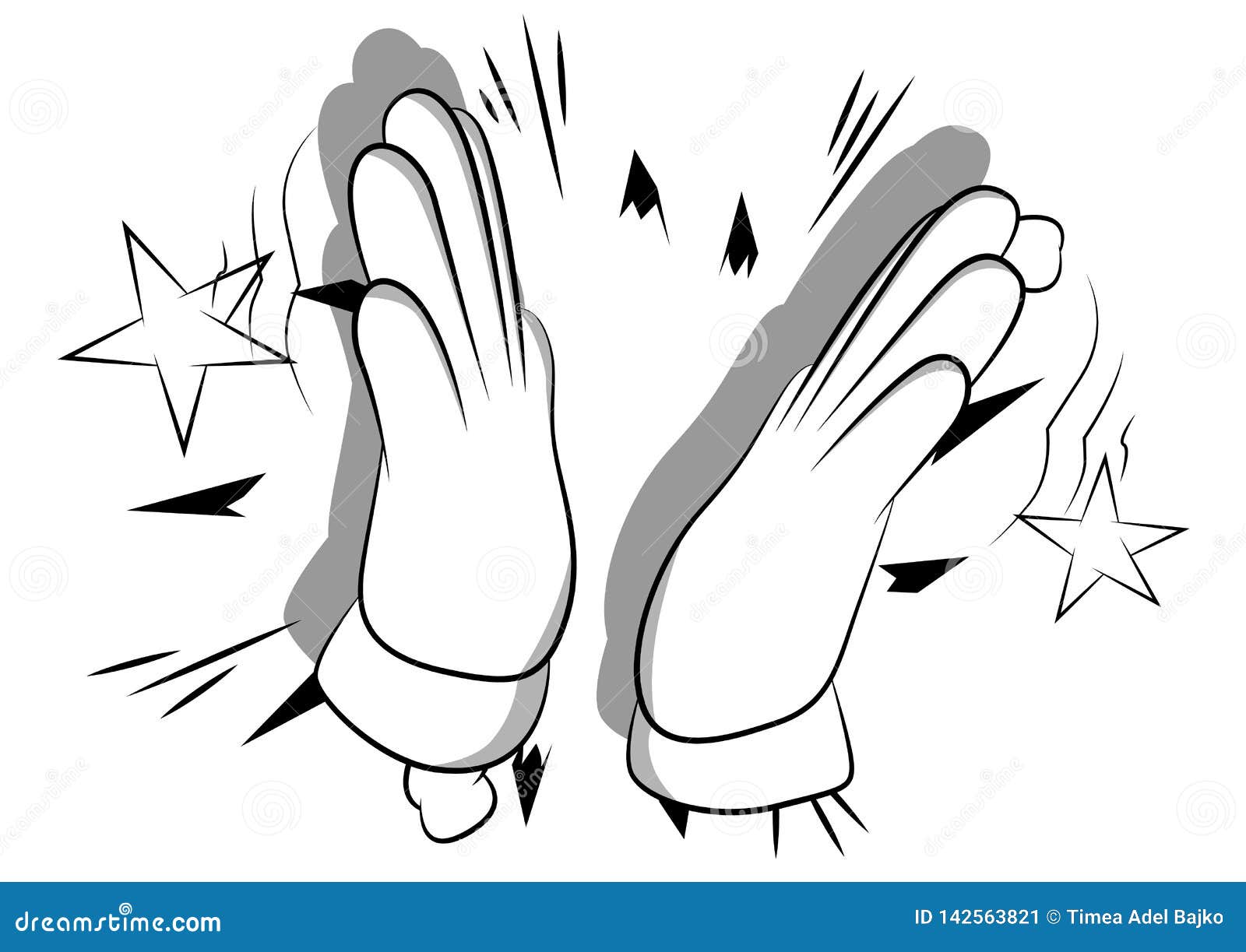 Hand Clapping. Diverse Team Celebrating Success. People Applause And ...