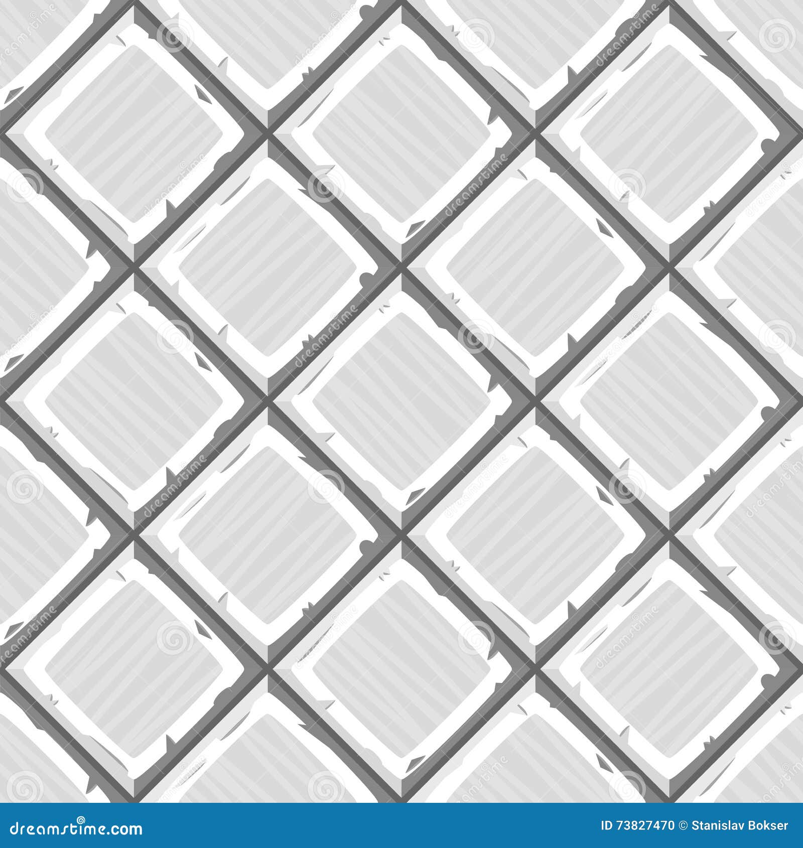 Cartoon Hand Drown White Old Diagonal Seamless Tiles Texture Vector ...