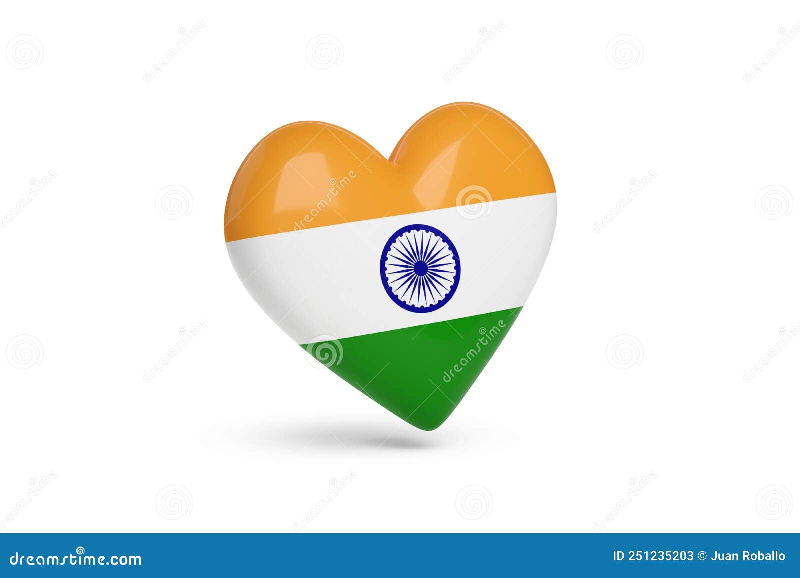 Cartoon Hand with the Flag of India. 3d Illustration Stock Illustration ...
