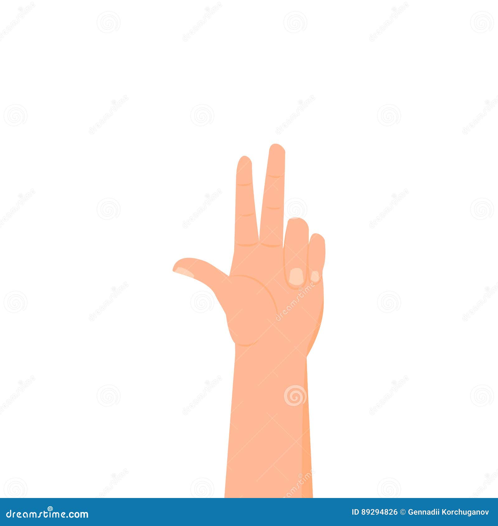 Cartoon hand icon stock vector. Illustration of graphic - 89294826