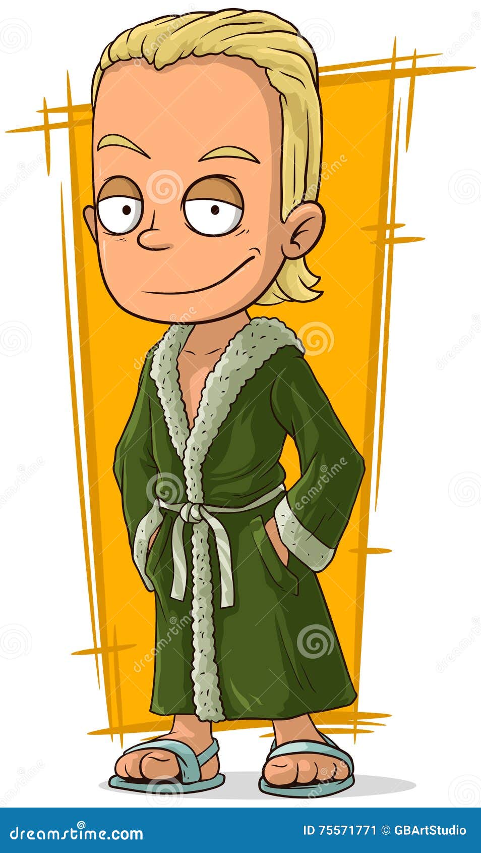 Bathrobe Cartoon Stock Illustrations – 1,721 Bathrobe Cartoon Stock ...