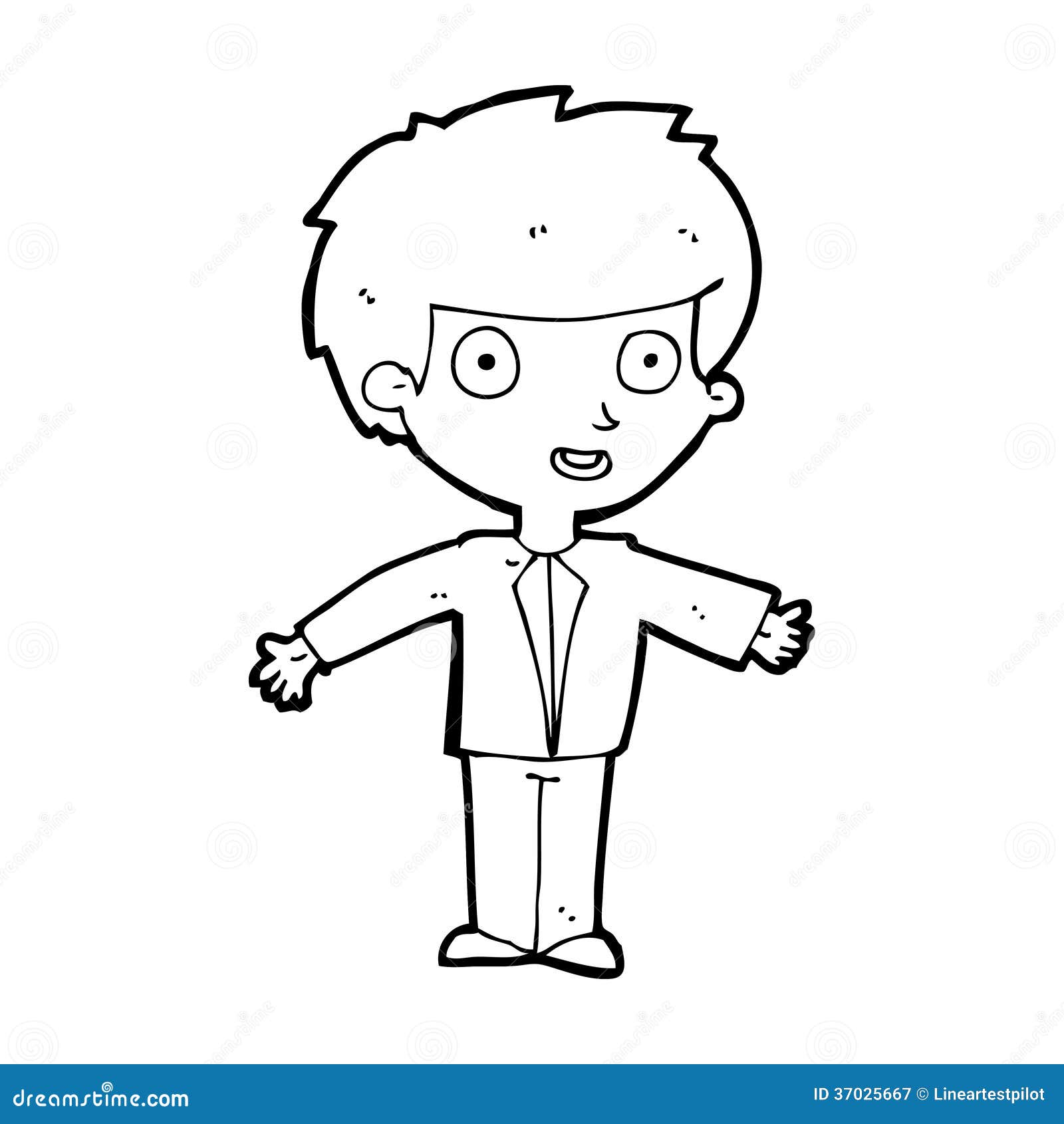 Cartoon Happy Boy Royalty-Free Stock Photo | CartoonDealer.com #37025667
