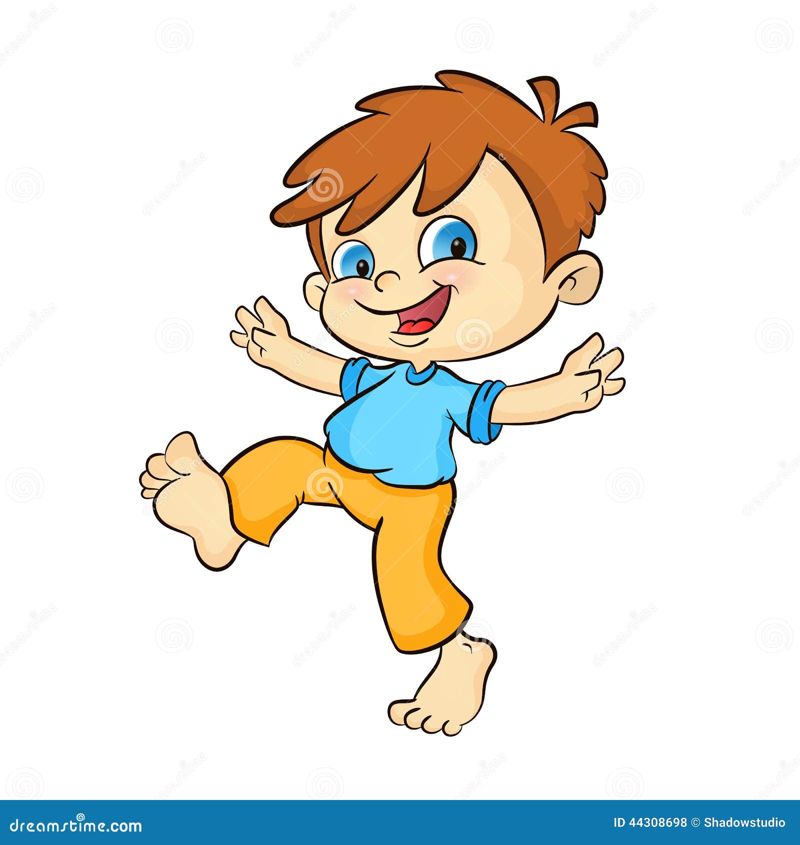 Cartoon Happy Boy Stock Vector - Image: 44308698 Cartoon Happy Boy Stock Vector - Image: 44308698