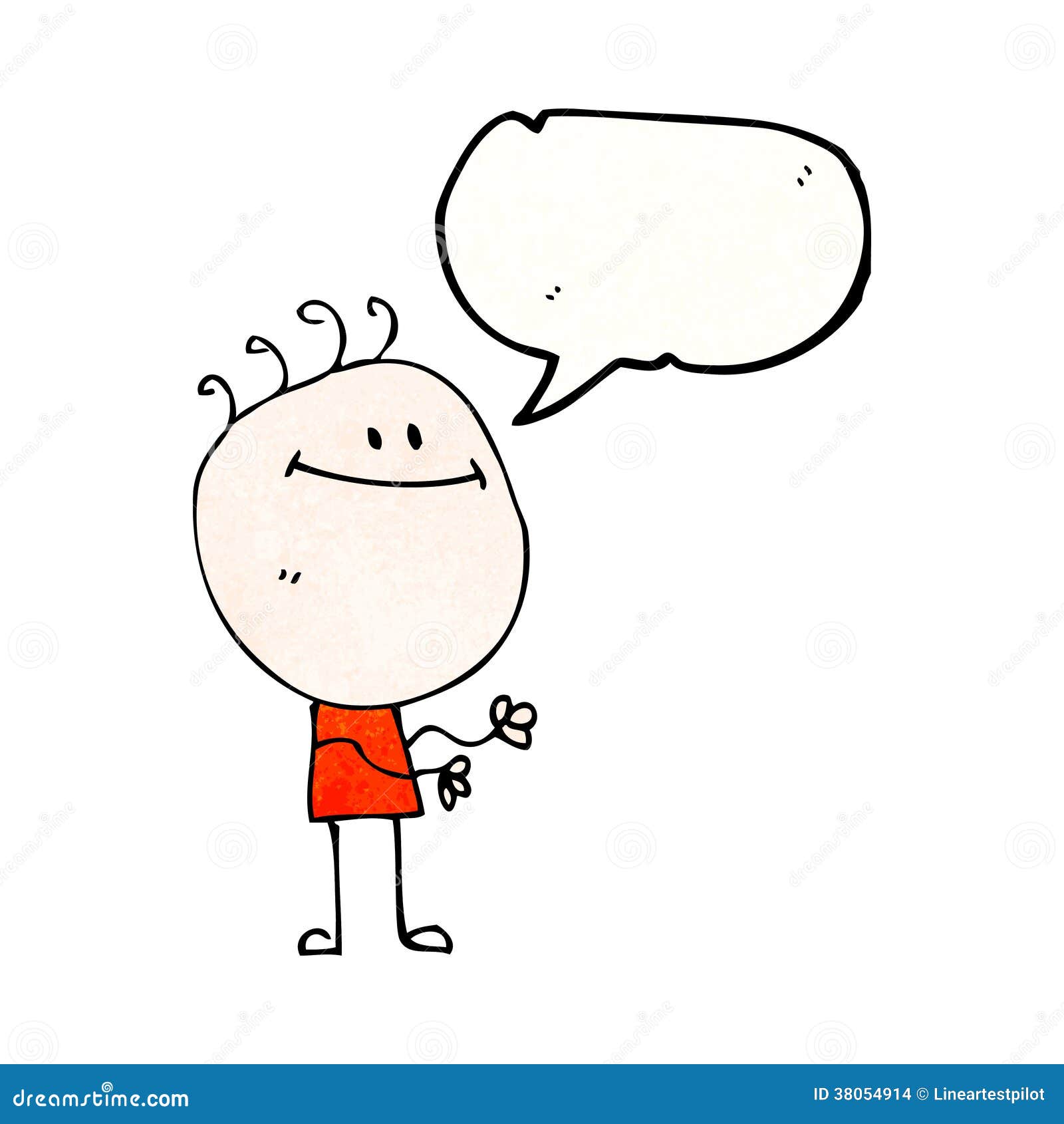 Cartoon happy doodle boy stock vector. Illustration of balloon - 38054914