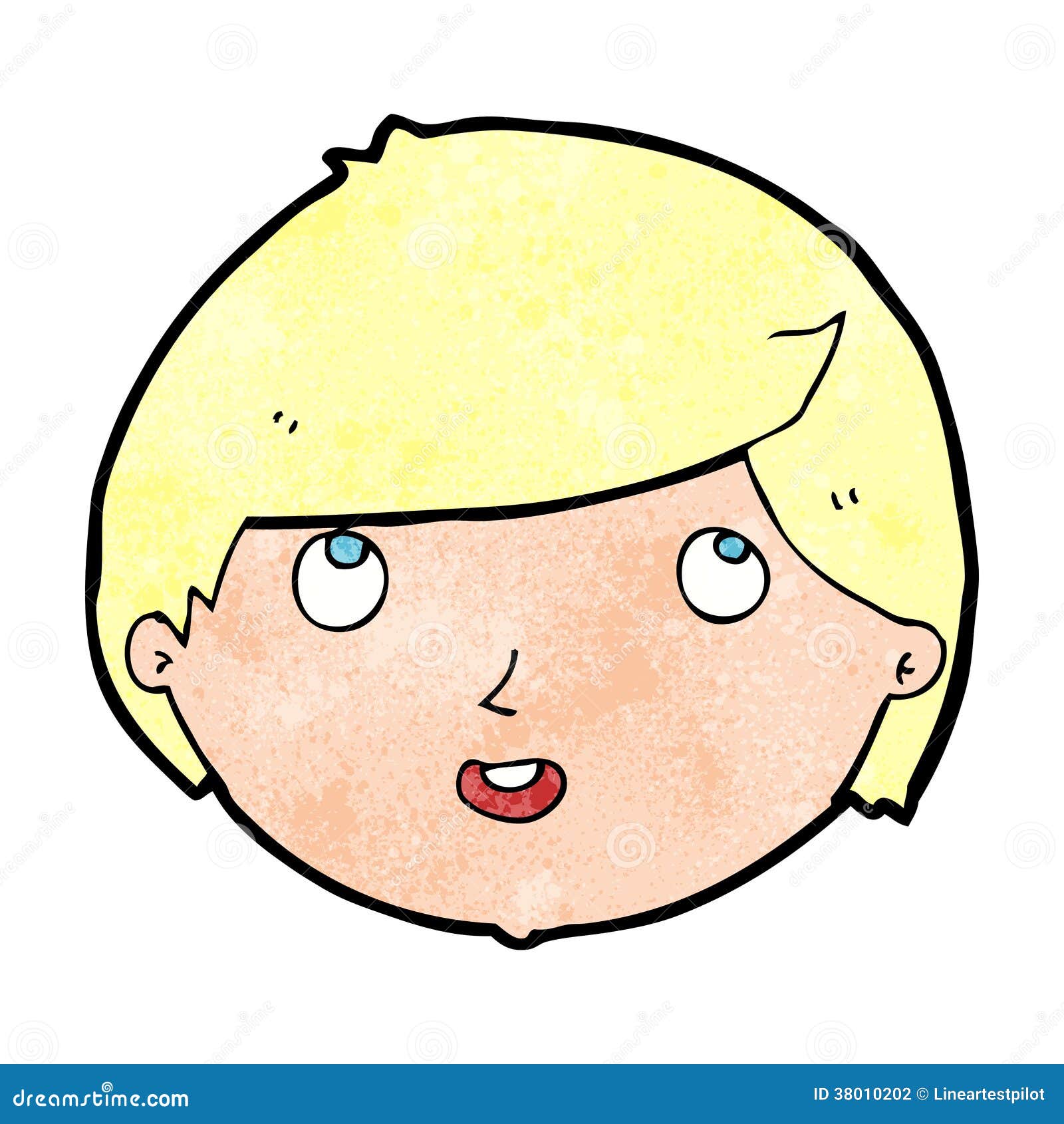 Cartoon happy face stock vector. Illustration of character - 38010202