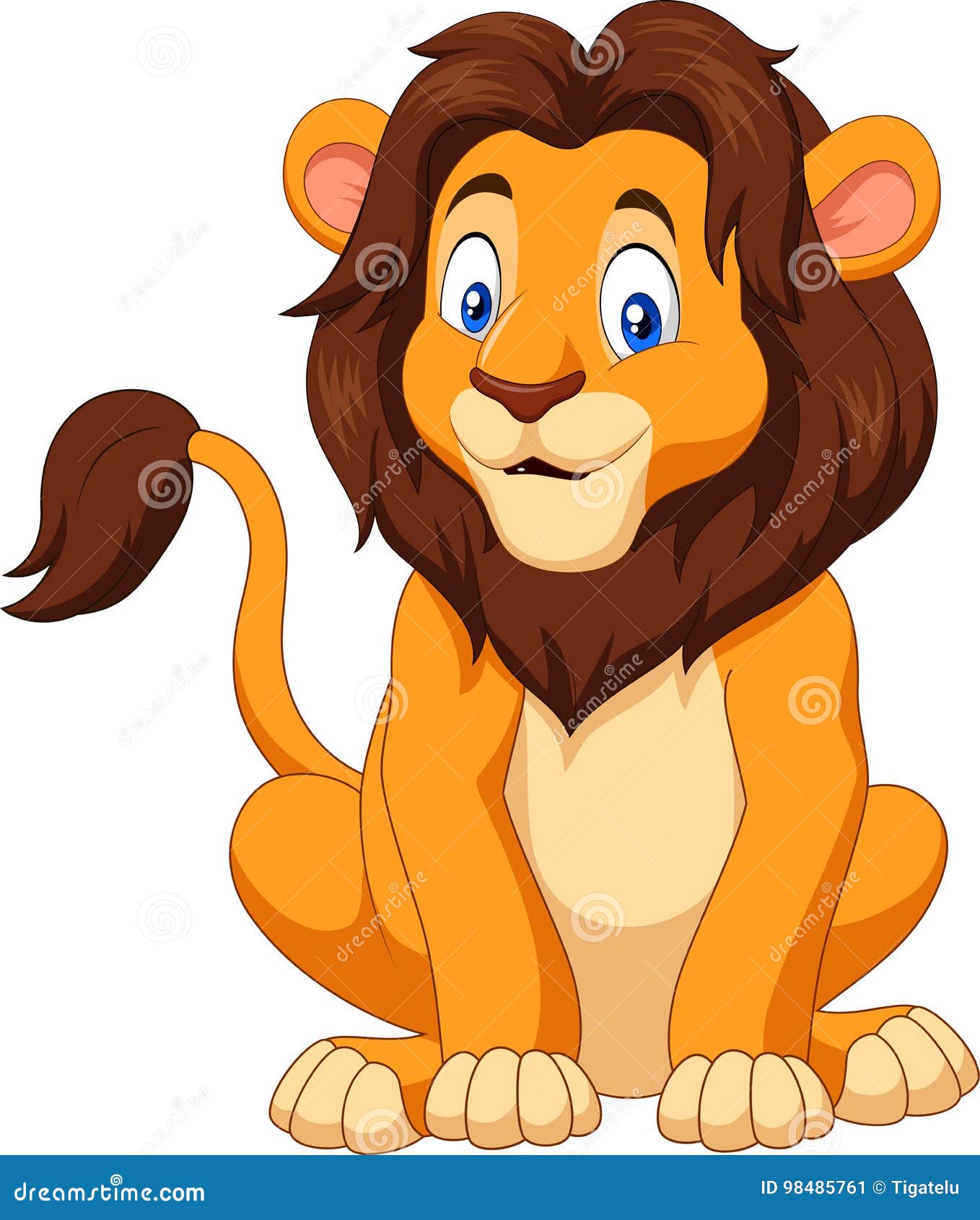 Lion Cartoon Jumping | CartoonDealer.com #45746257