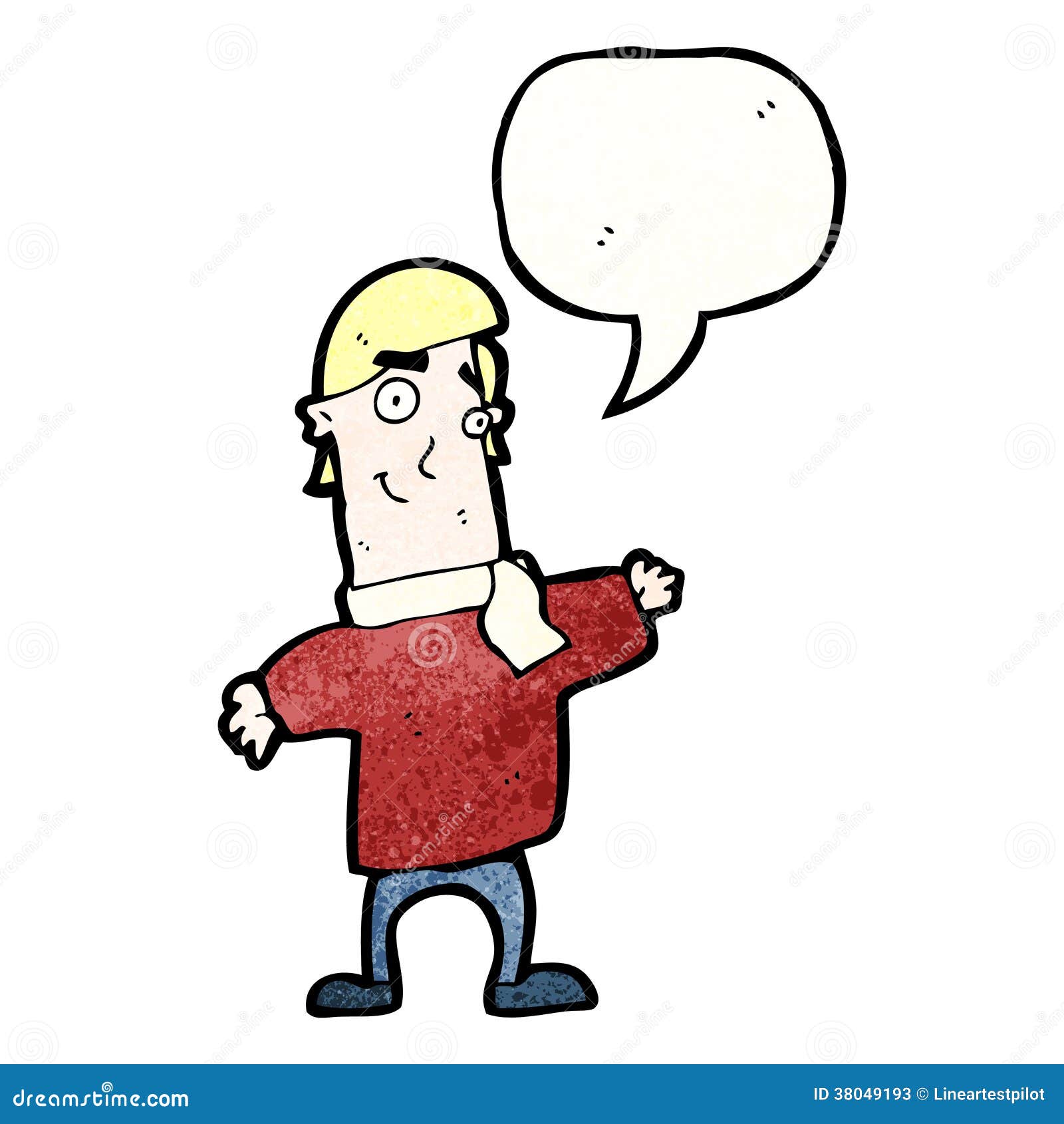 Cartoon happy man stock illustration. Illustration of texture - 38049193