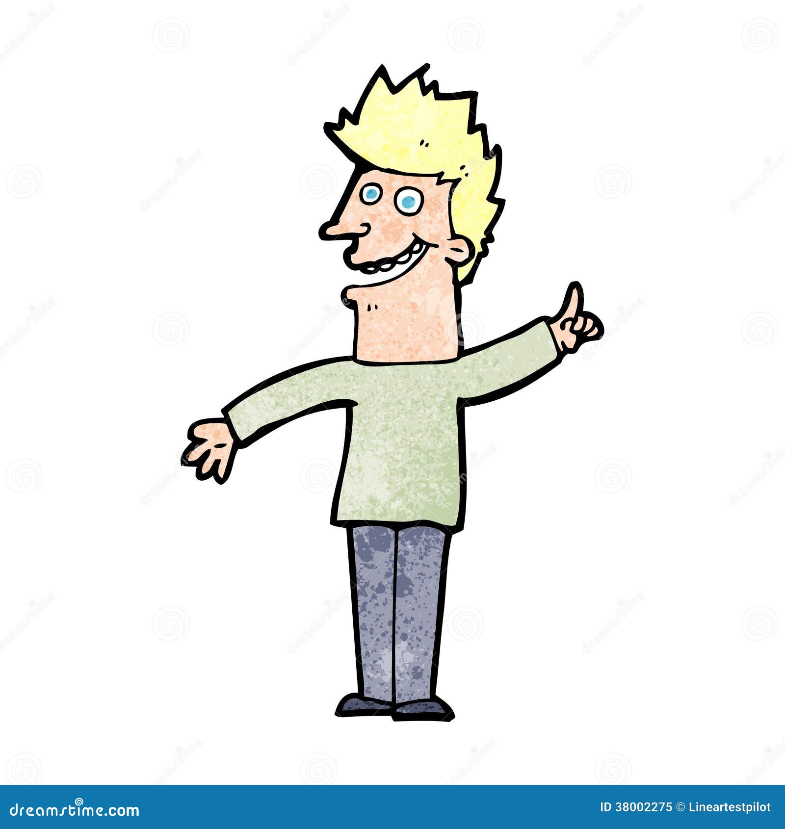 Cartoon happy man stock vector. Illustration of traditional - 38002275