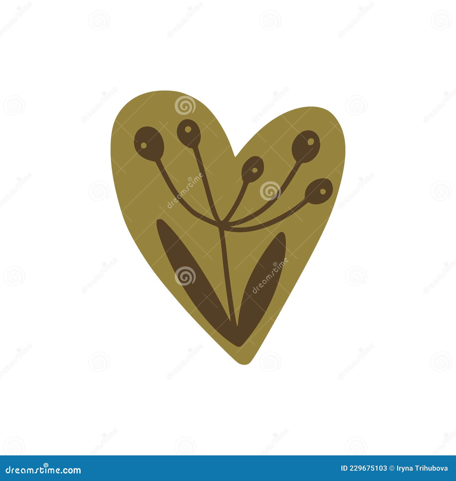 Cartoon-hartvector vector illustratie. Illustration of getrokken ...