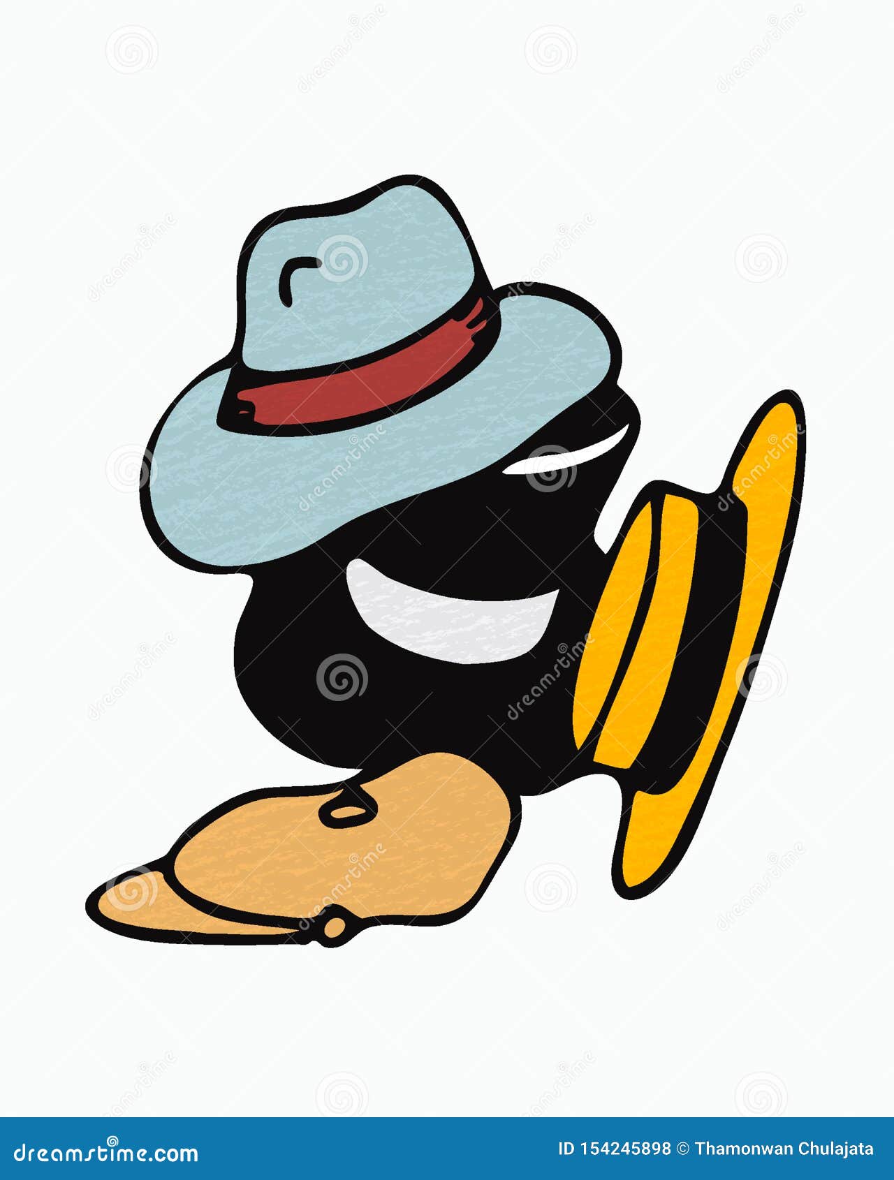 Cartoon hat types stock vector. Illustration of classic - 154245898