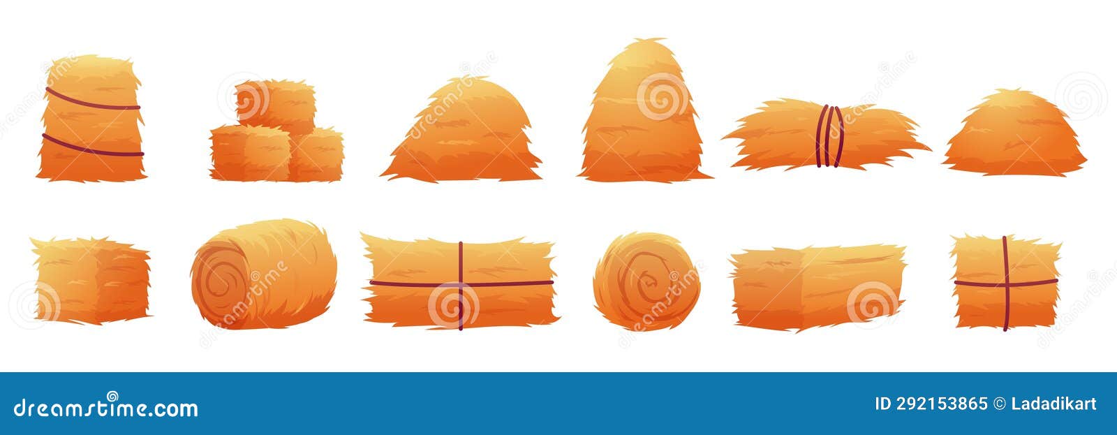 Cartoon Hay Bales Vector Illustration | CartoonDealer.com #247902444 Cartoon Hay Bales Vector Illustration | CartoonDealer.com #247902444