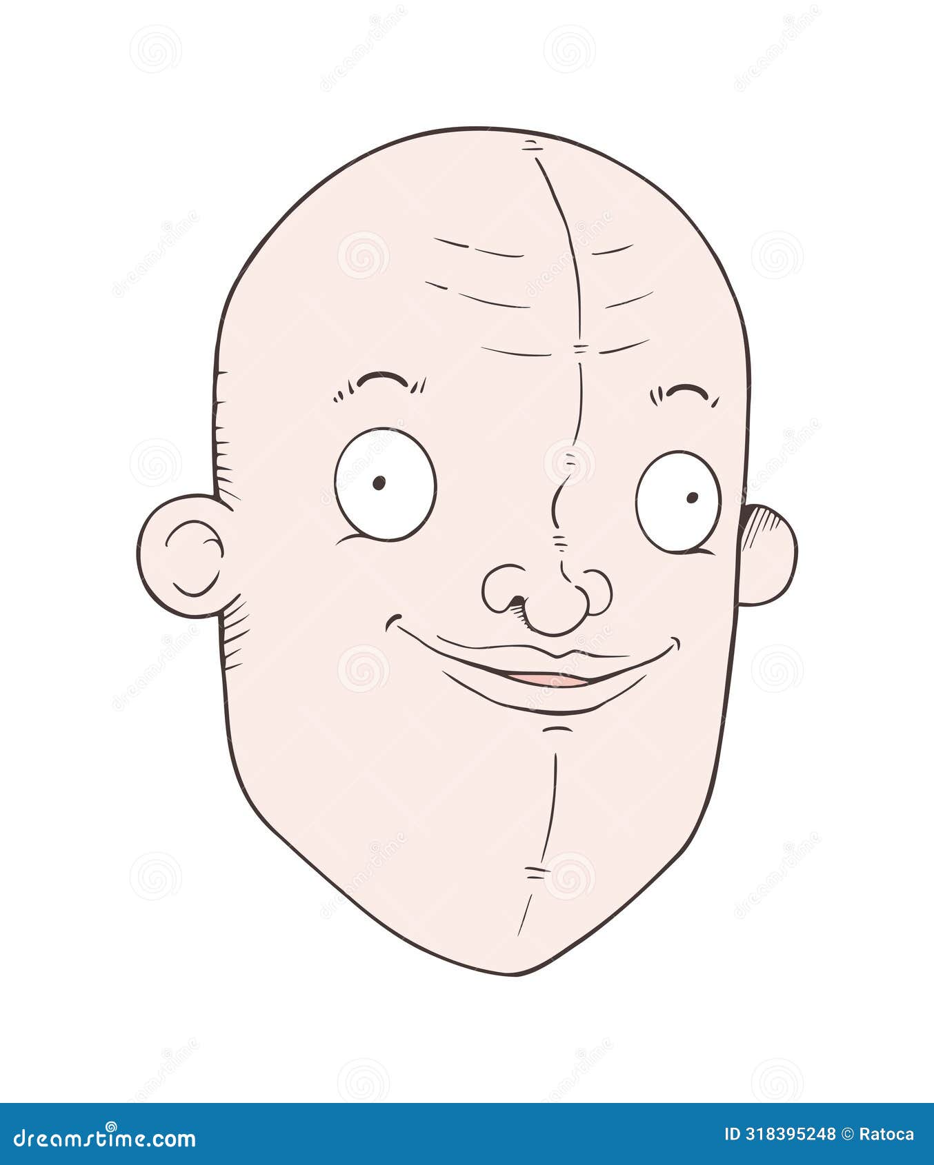 Cartoon head draw stock vector. Illustration of people - 318395248