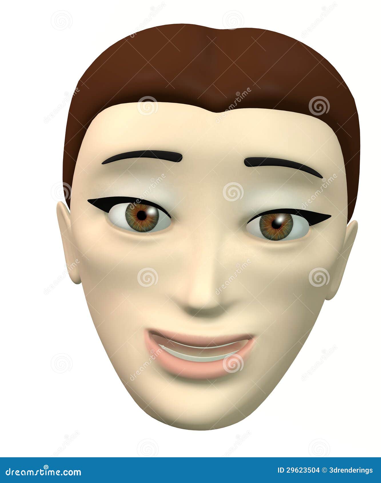 Cartoon head smile stock illustration. Illustration of cartoon - 29623504