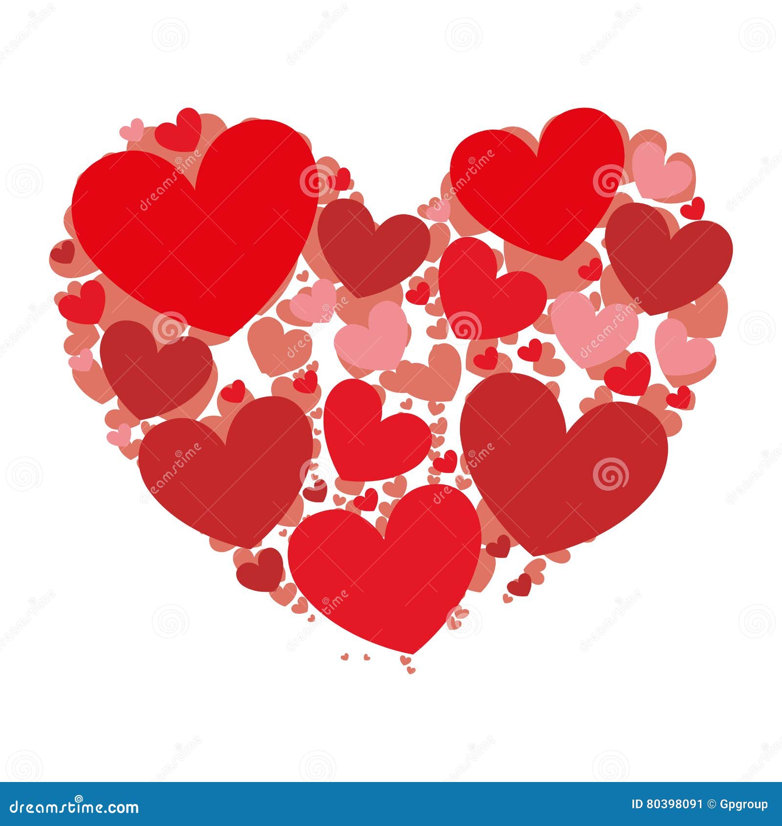 Cartoon heart icon image stock vector. Illustration of illustrator ...