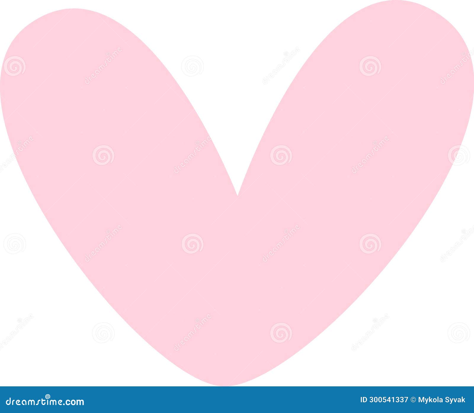Cartoon Heart Shape stock illustration. Illustration of isolated ...