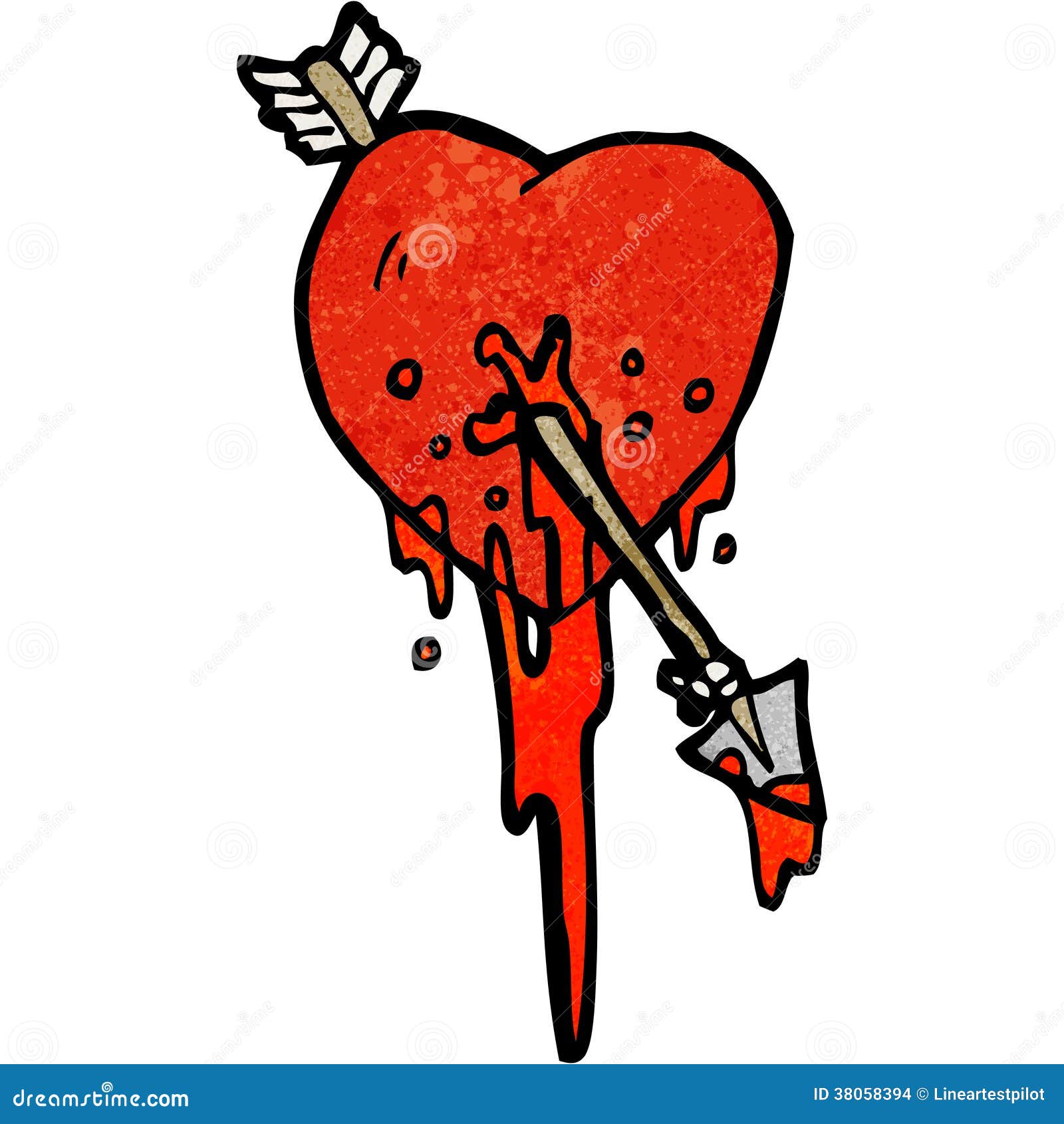 Cartoon heart symbol stock vector. Illustration of artwork - 38058394