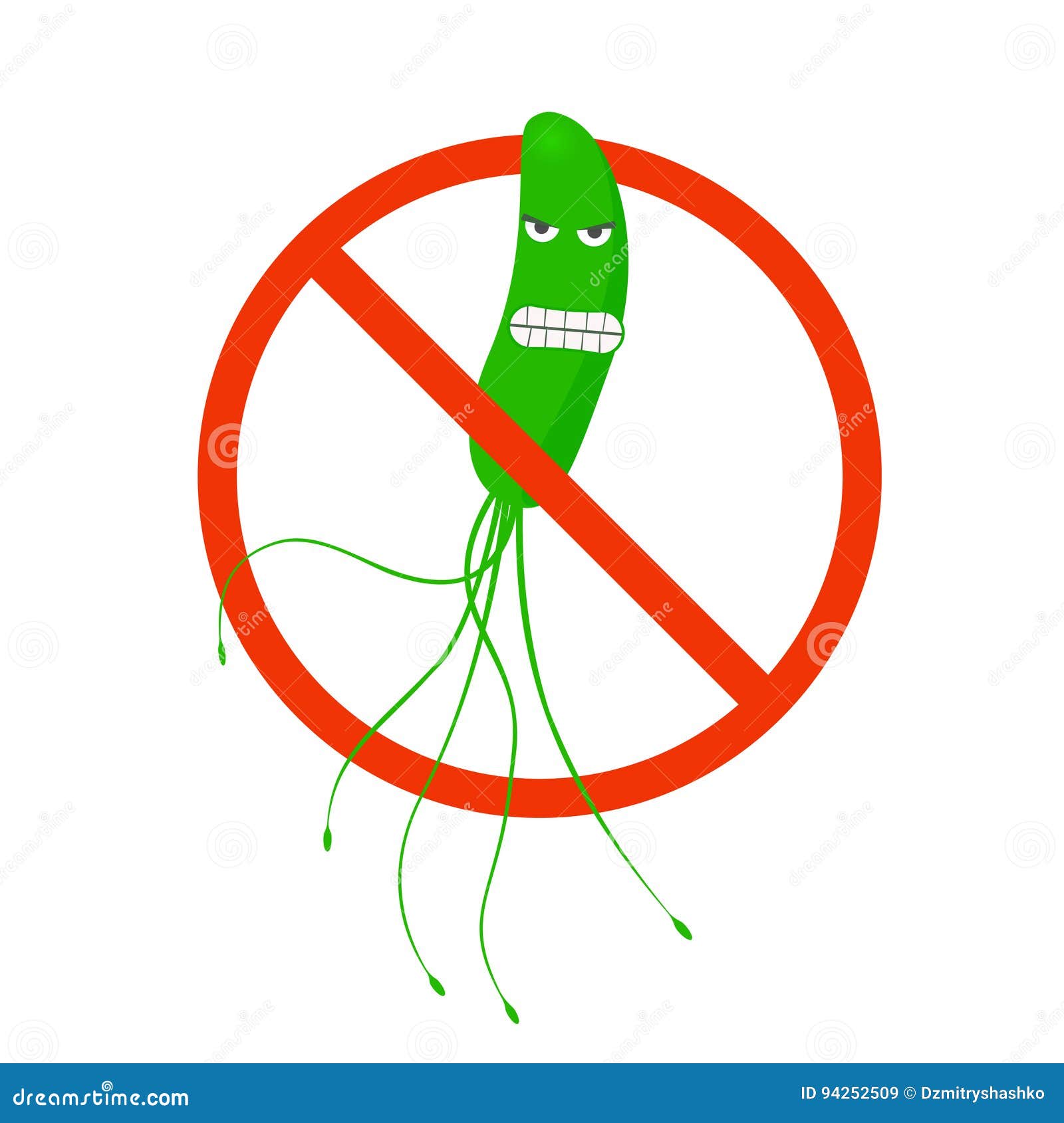 Cartoon Helicobacter Pylori Stock Vector - Illustration of ...